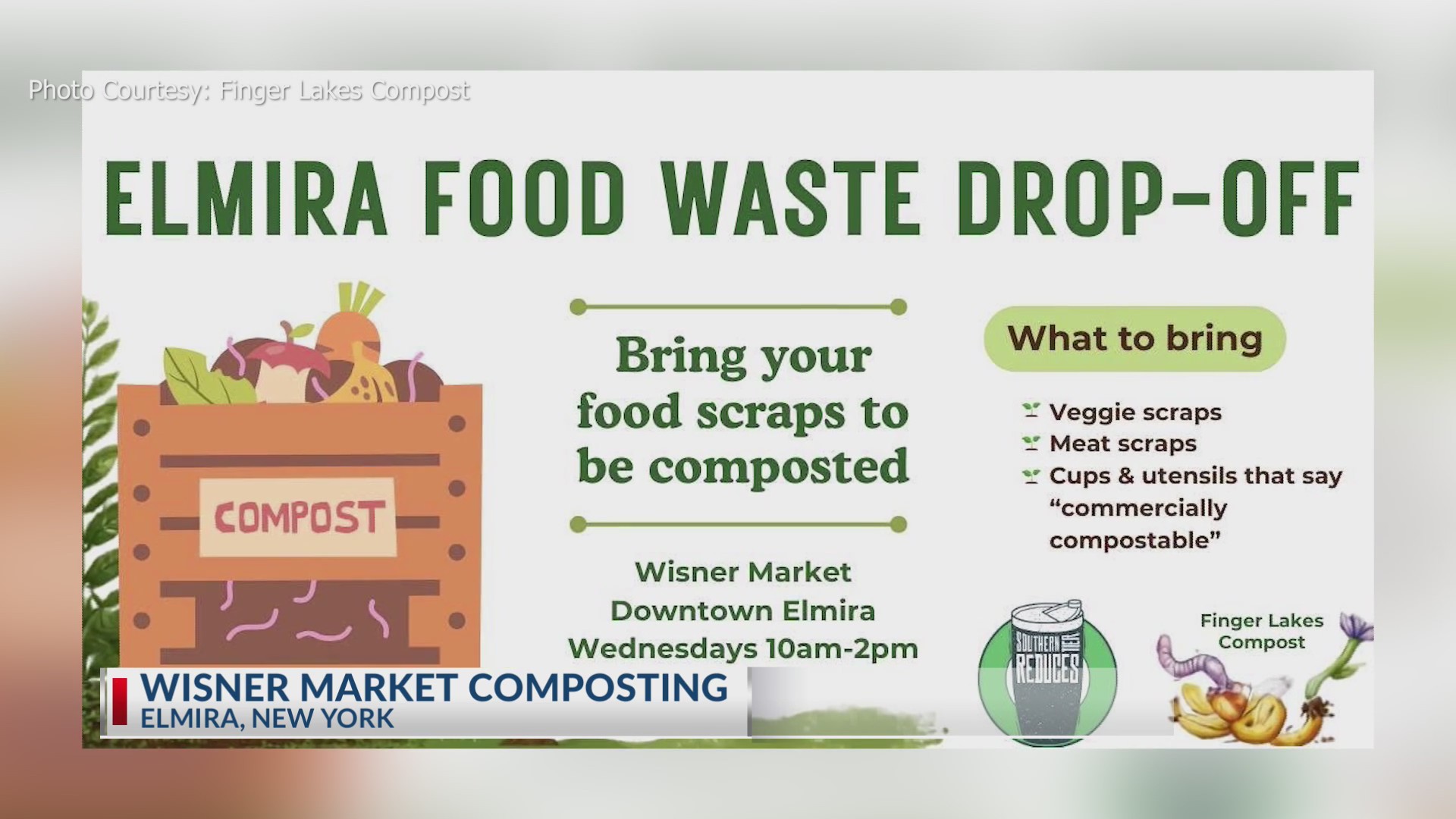 New compost drop-off site at Wisner Market, aims to reduce waste – WETM ...