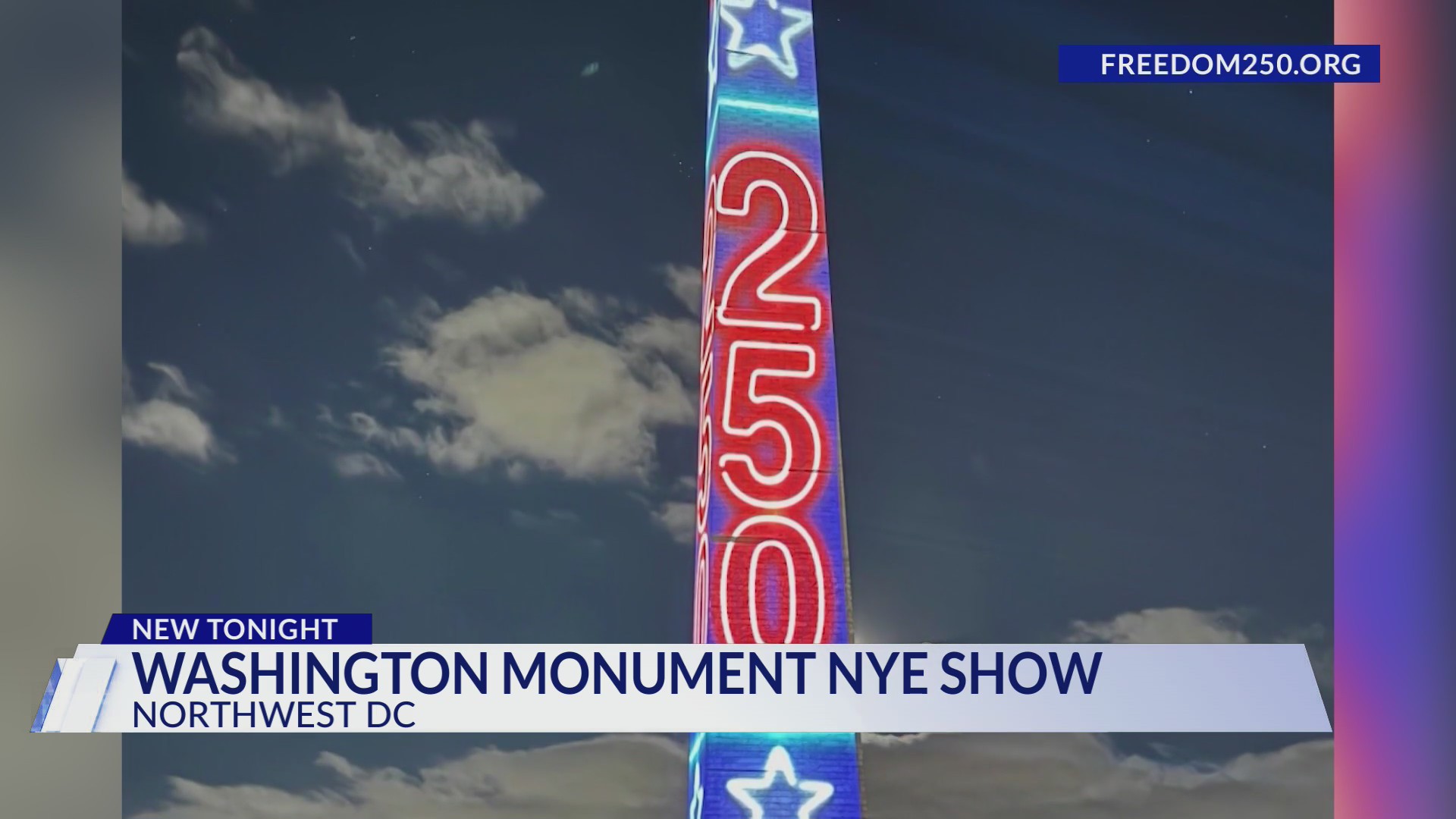 Washington Monument to dazzle on NYE for America’s 250 birthday – DC ...