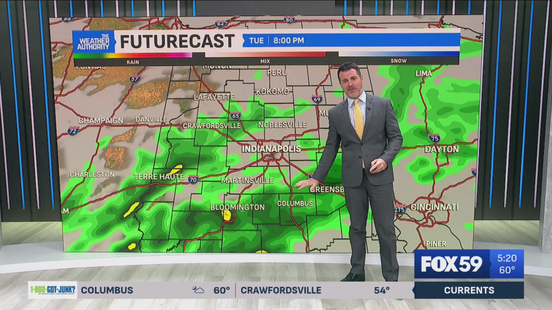 Warmth holds, as shower chances slowly increase into the evening – Fox 59