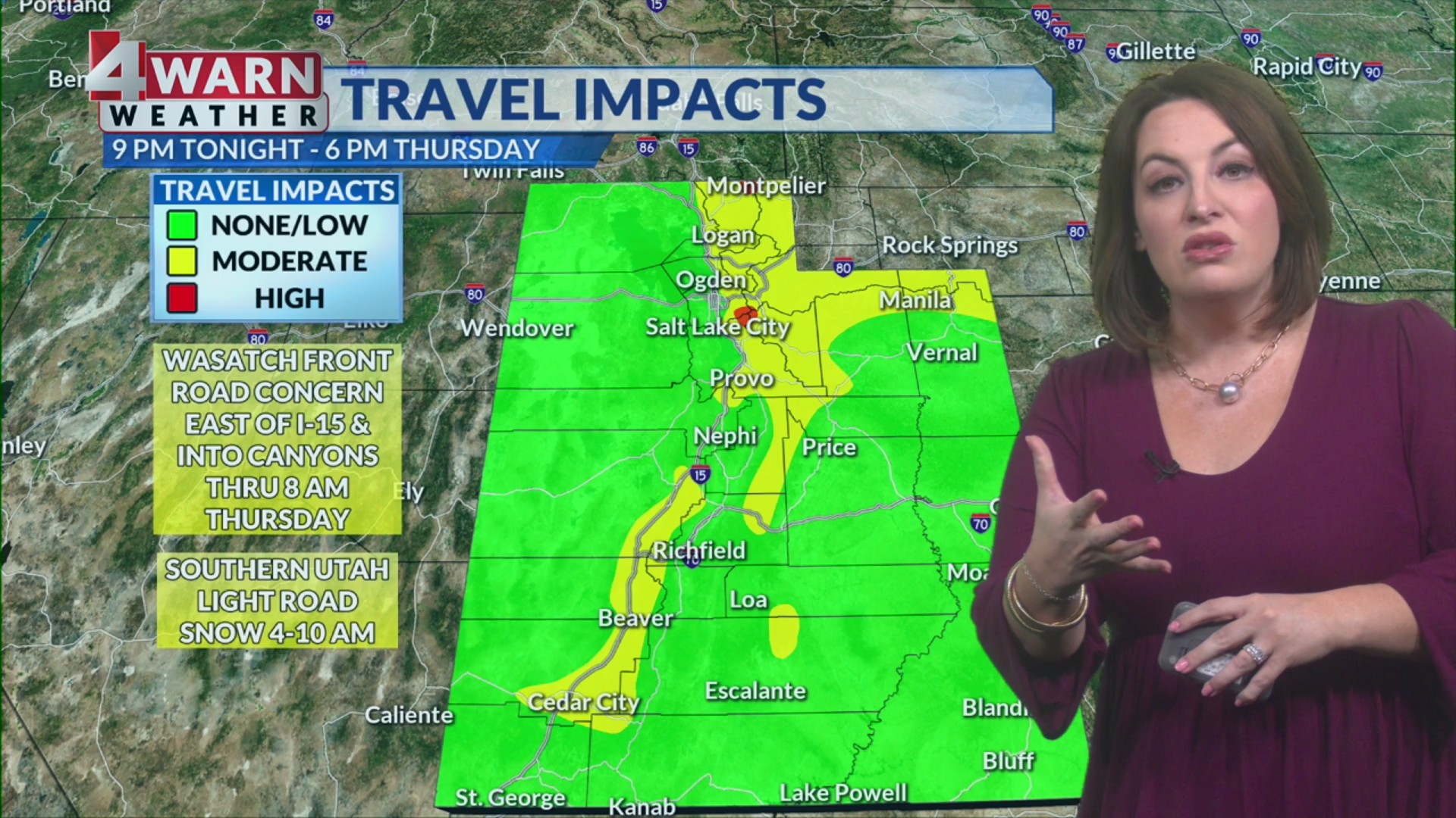 A sloppy winter storm targets Utah with mountain accumulation and ...