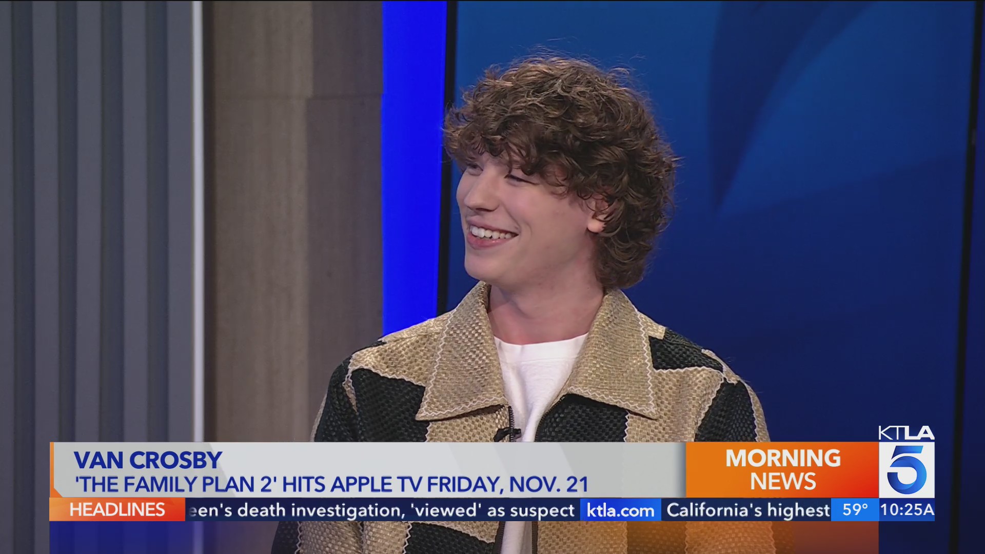Van Crosby talks about reuniting with Mark Wahlberg in ‘The Family Plan ...