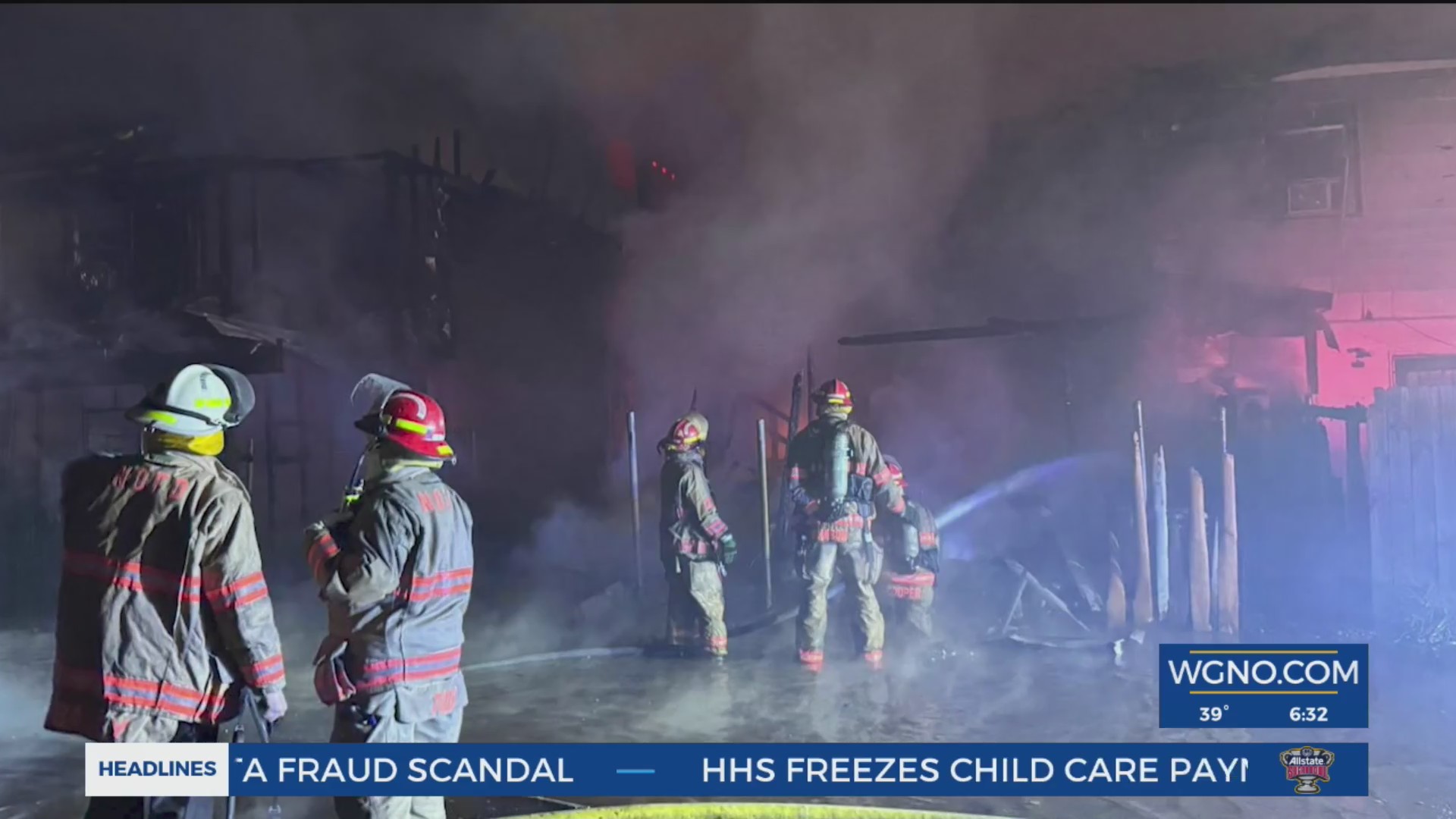 Several displaced in early New Year’s morning fire in Algiers – WGNO