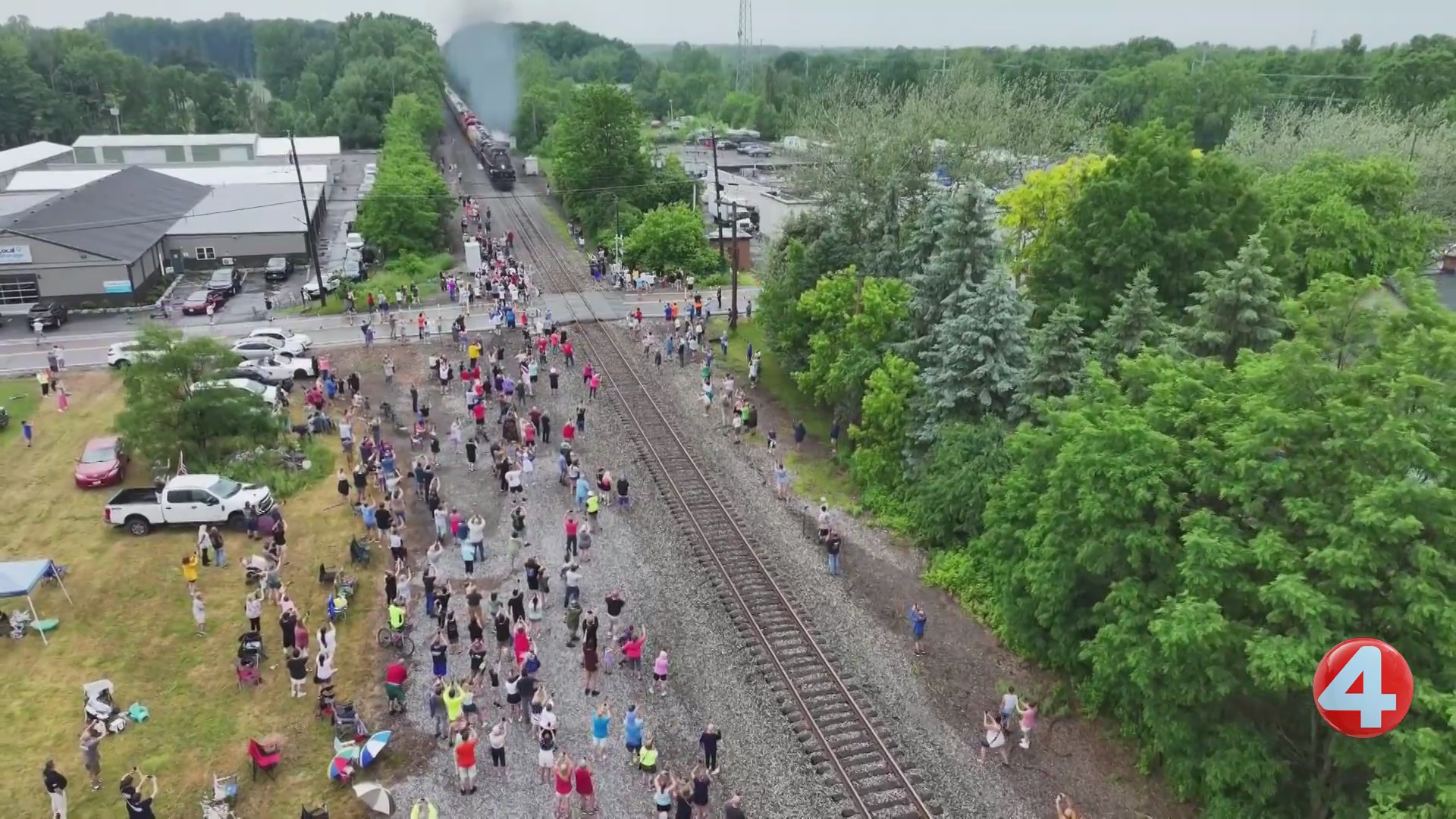 “Big Boy” train barrels down the track through Hamburg – News 4 Buffalo