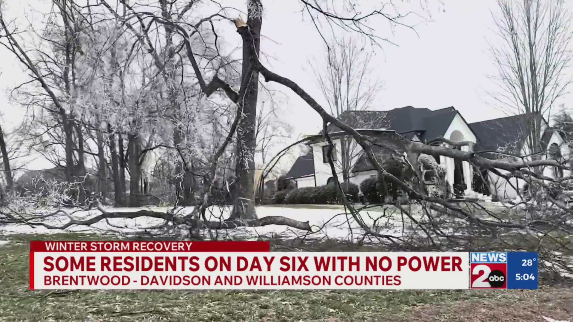 Some Brentwood residents on day six without power – WKRN News 2