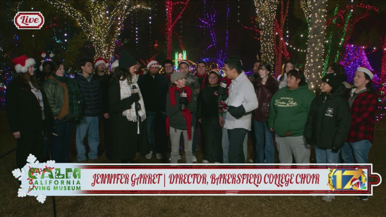 The Bakersfield College Chamber Singers performed ‘Jingle Bells’ with a ...