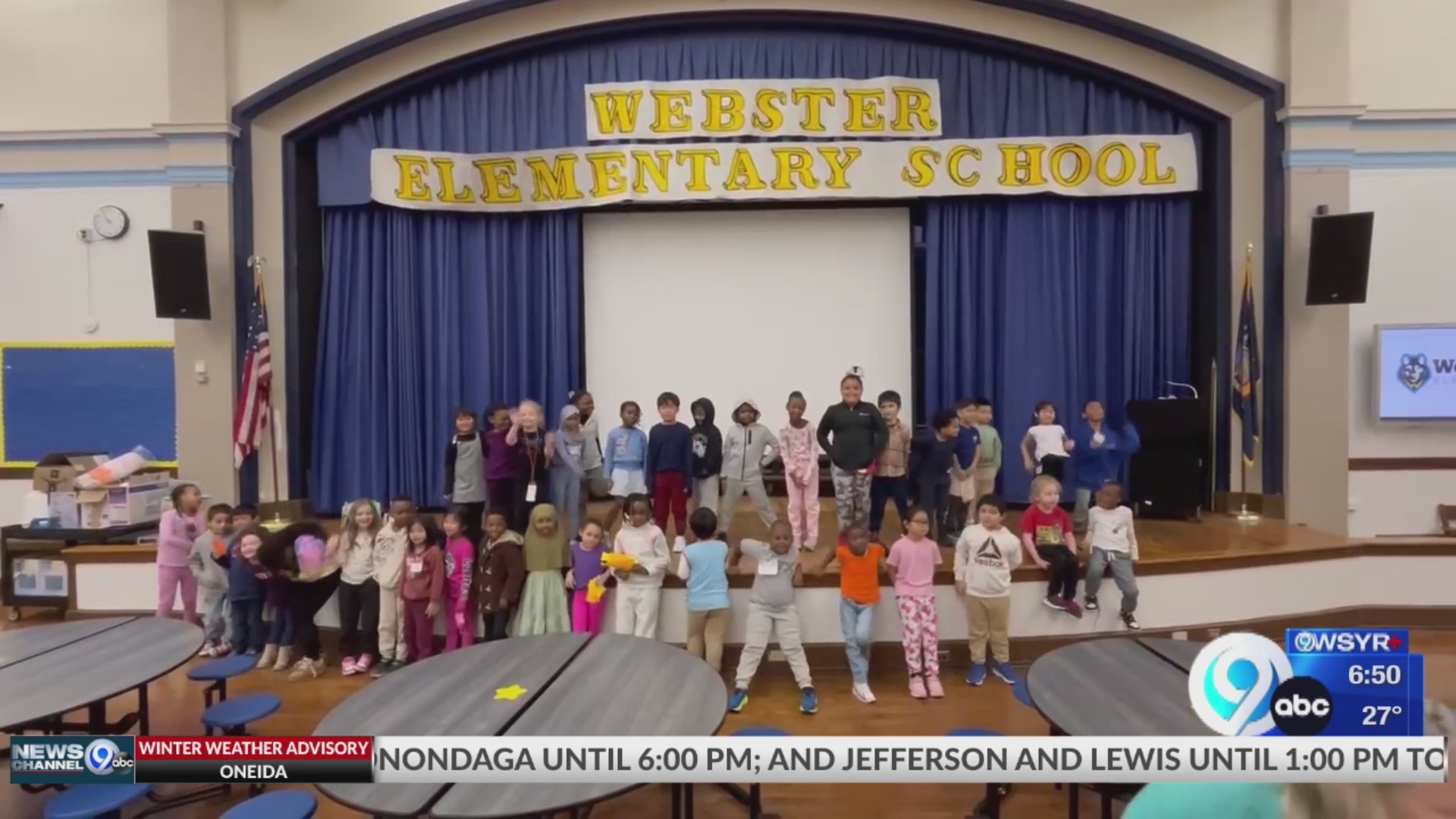 Kate Thornton visits the 1st graders of Webster Elementary school in ...