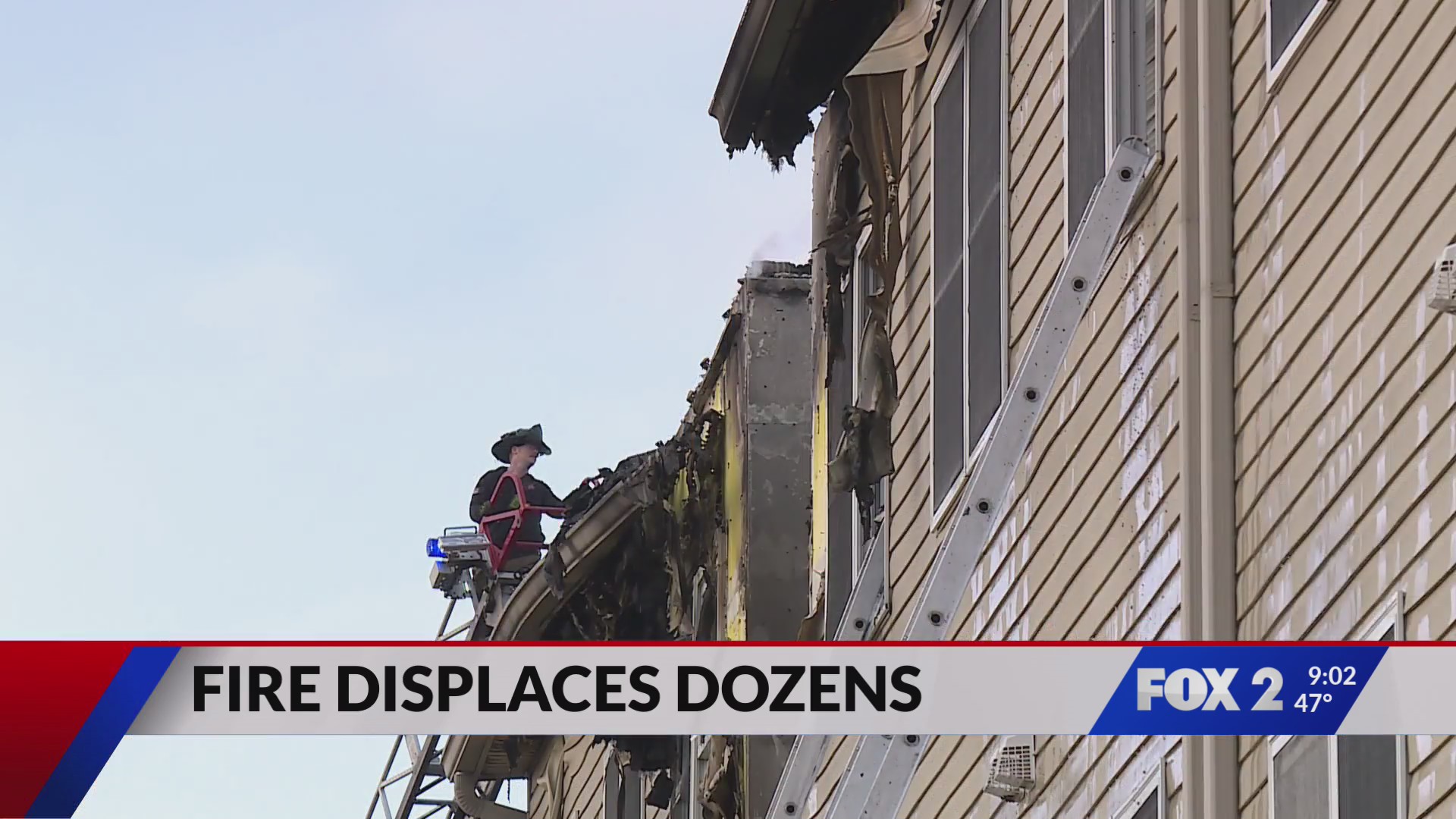 Fire displaces dozens in south St. Louis County – FOX 2