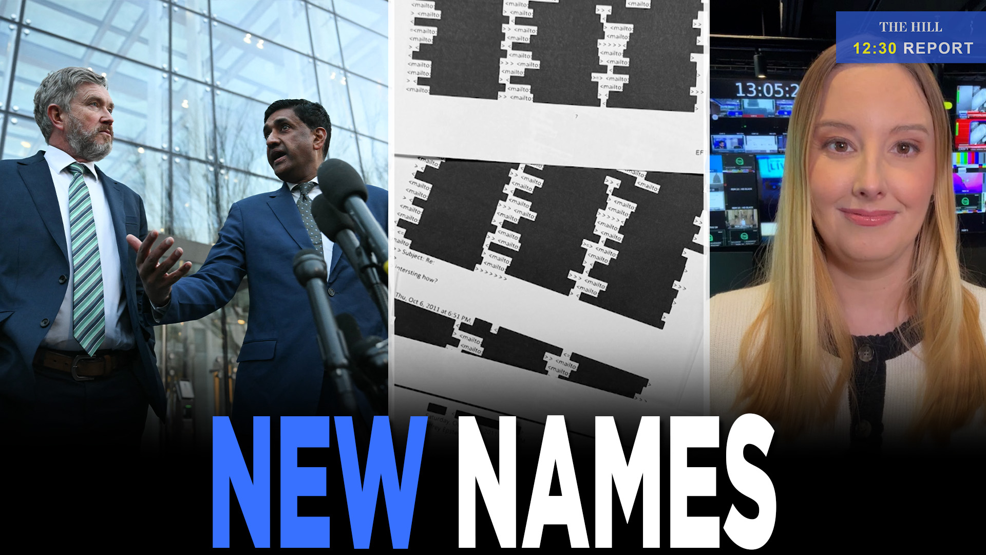 DOJ Unredsacts More Names In The Epstein Files After Lawmakers Raise ...