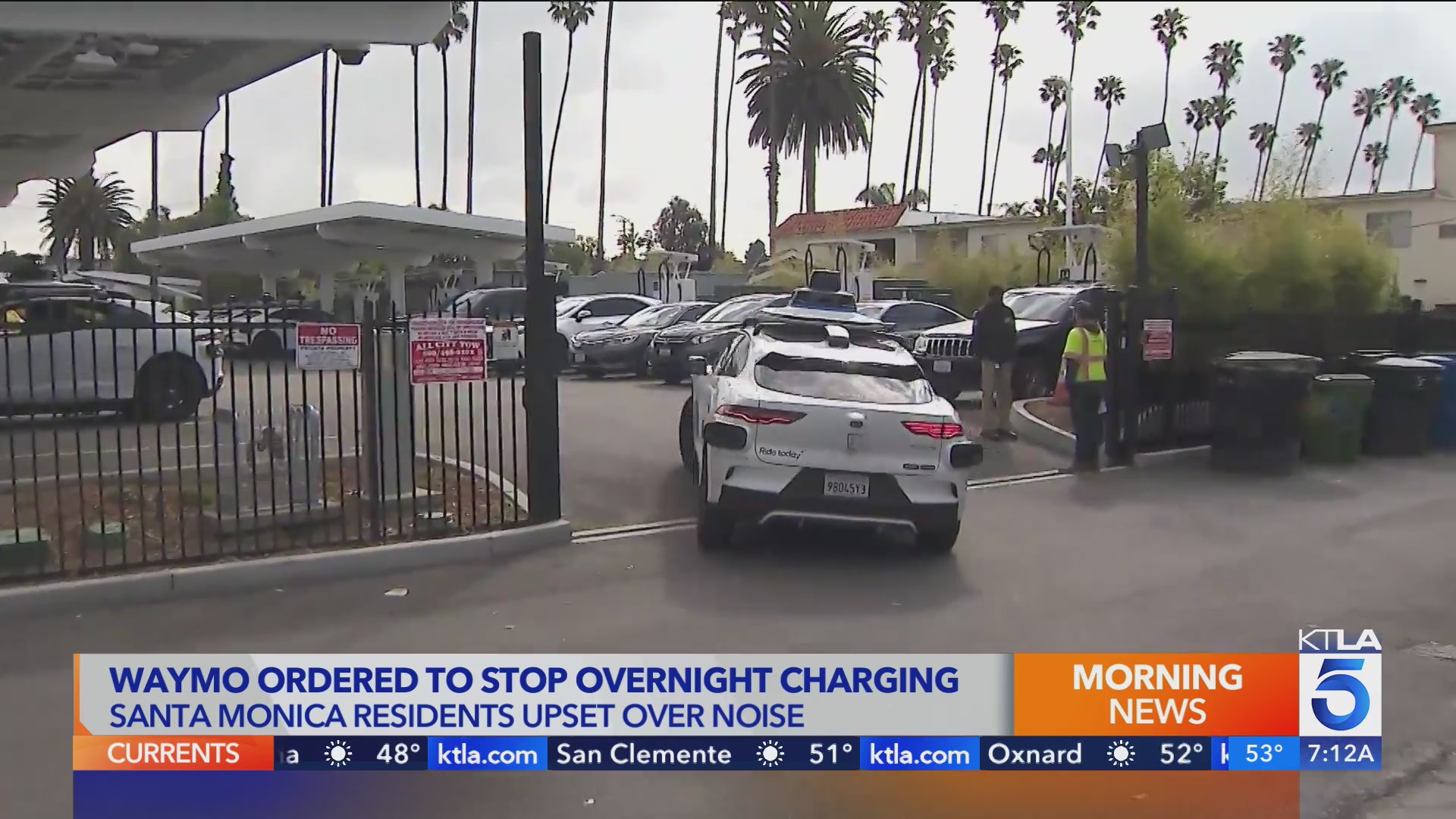 Waymo ordered to stop overnight charging – KTLA
