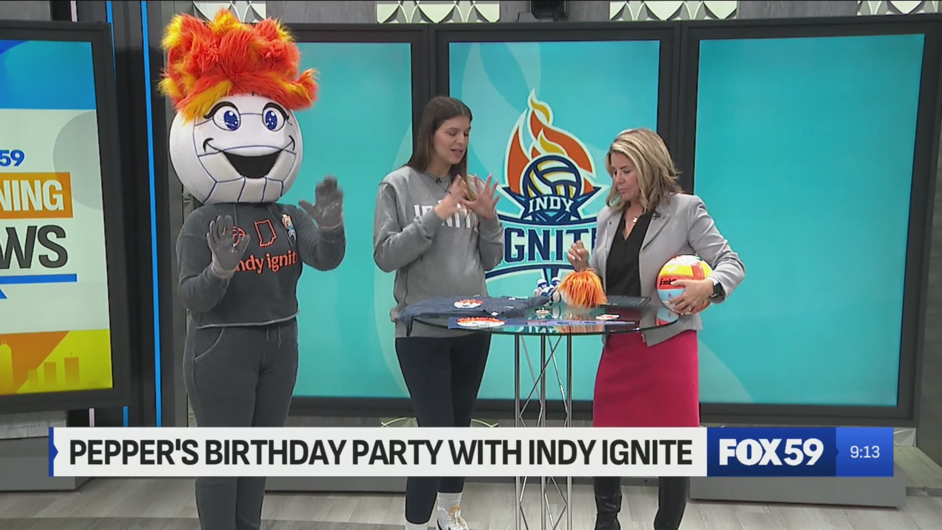 Pepper’s Birthday Party with Indy Ignite – Fox 59