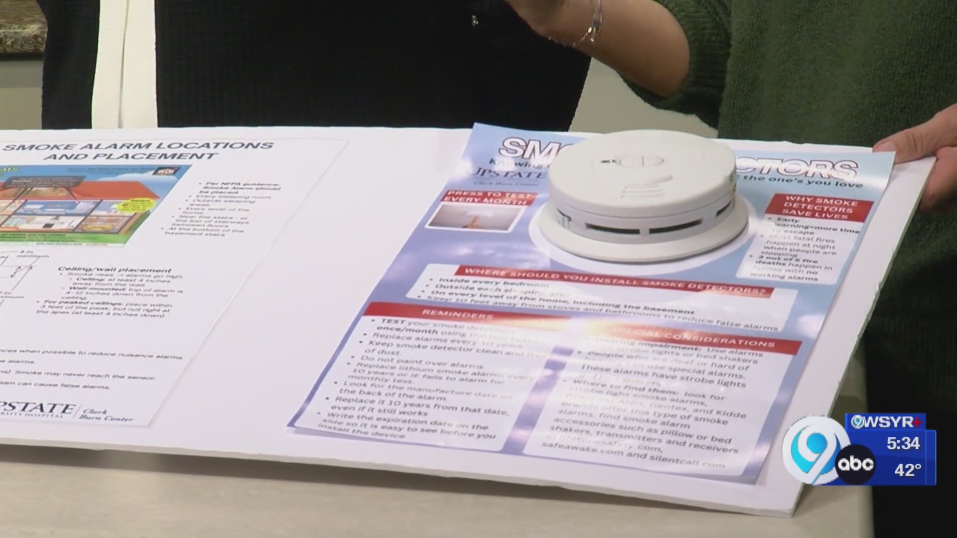 Interview: Upstate’s Clark Burn Center shares smoke detector safety ...