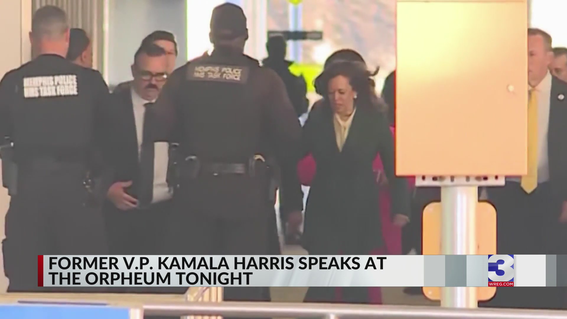 Former VP Kamala Harris arrives in Memphis for event – WREG.com
