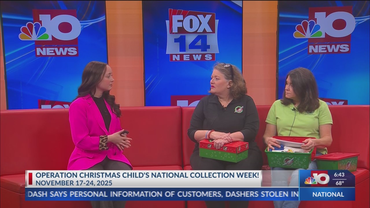 NBC 10 News Today: Operation Christmas Child’s National Collection Week ...