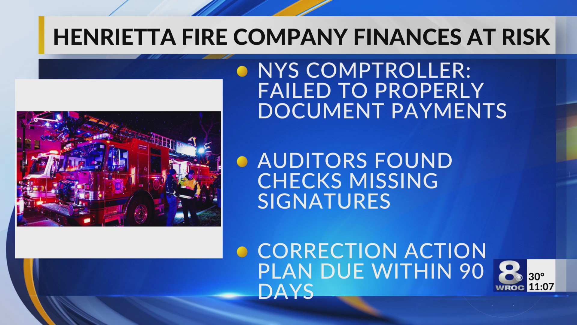 Audit finds Henrietta Fire Company’s finances at risk amid oversight ...
