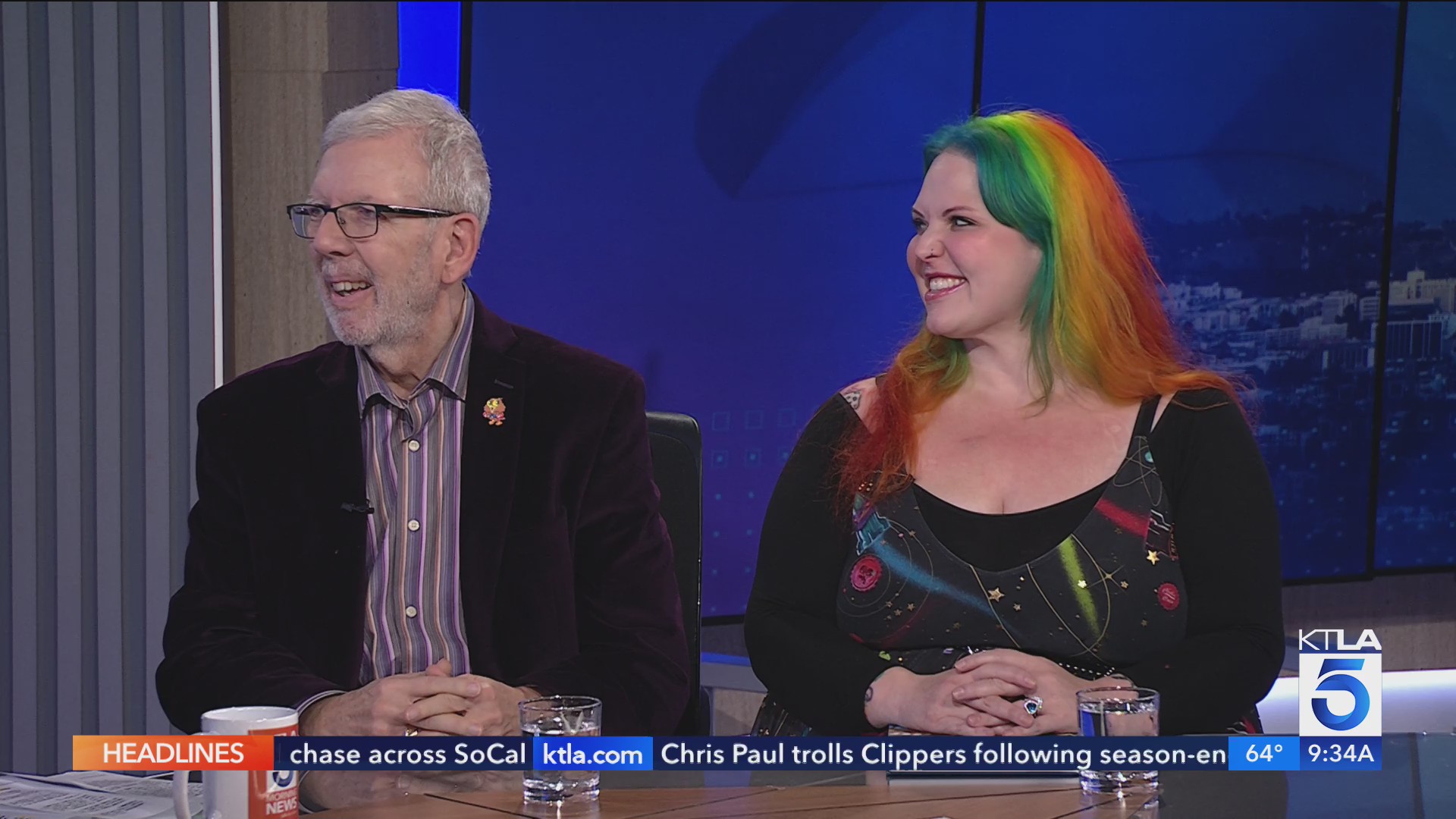 Film critic Leonard Maltin and his daughter Jessie share the ...
