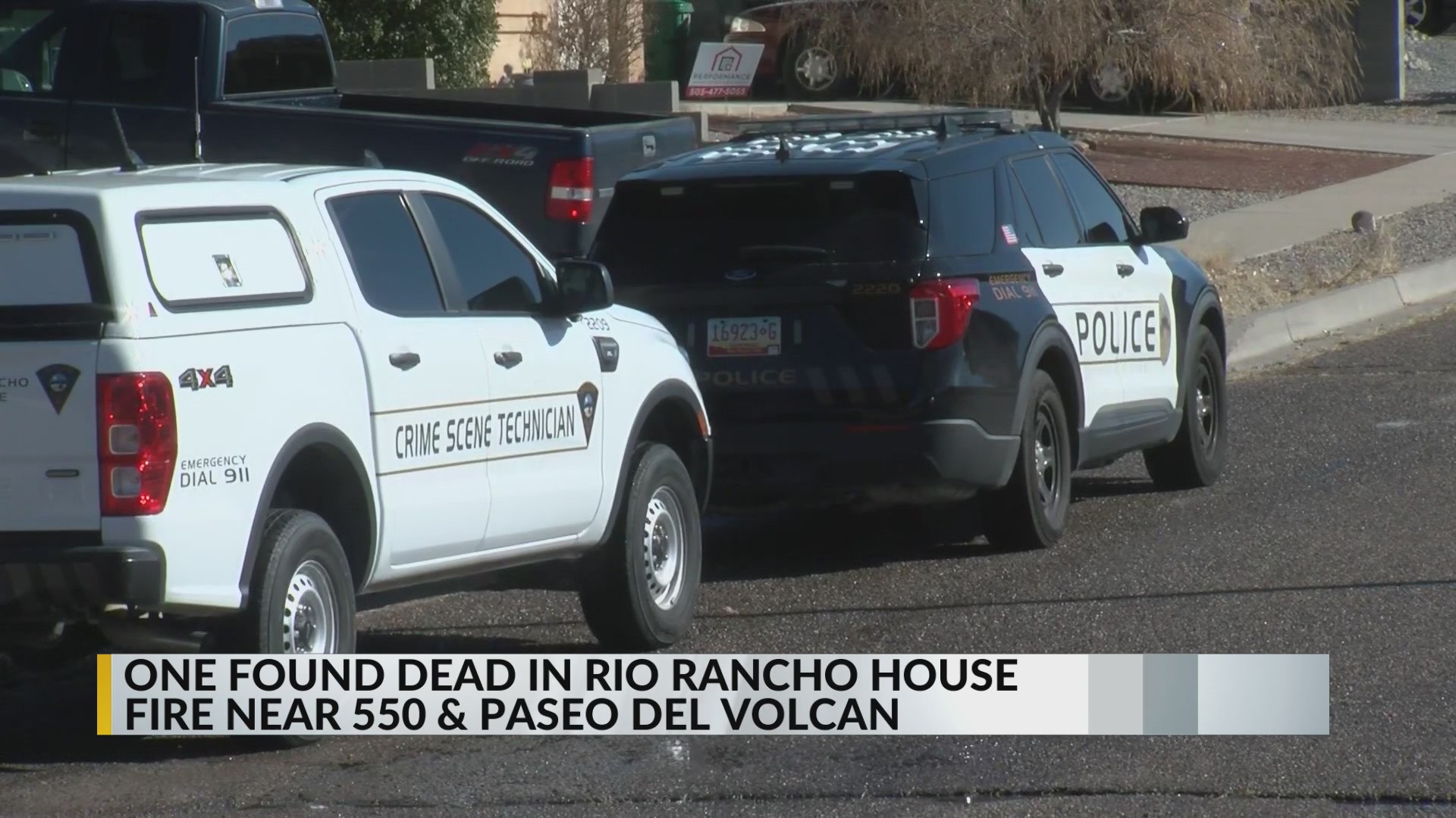One person found dead following fire at Rio Rancho home in Enchanted ...