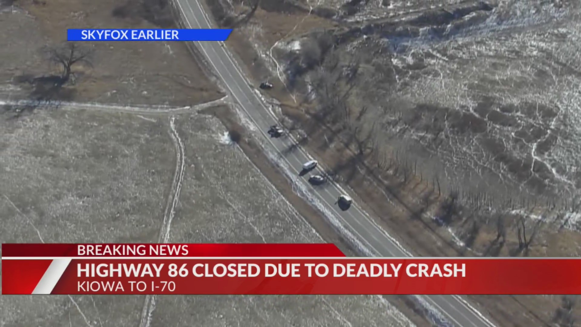 1 dead in crash near Kiowa, Highway 86 closed – FOX31 Denver