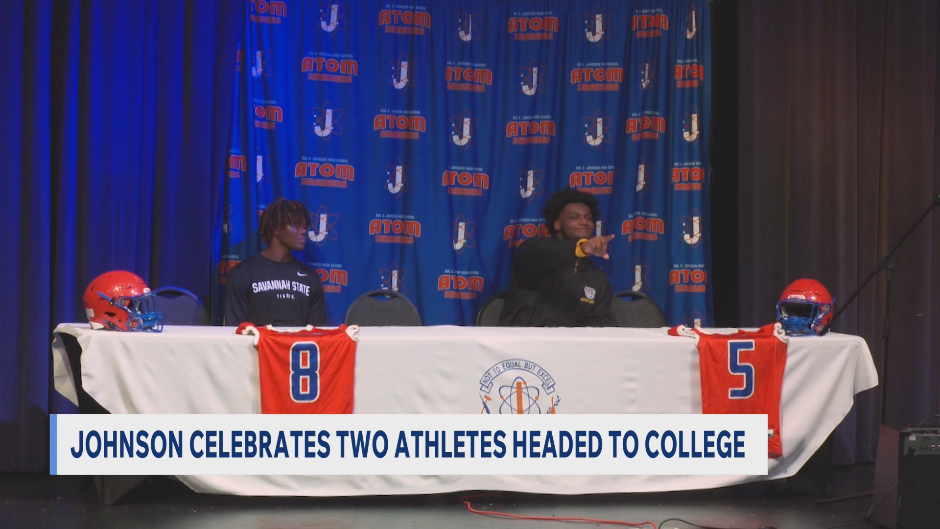 Johnson celebrates 2 football players headed to next level – WSAV-TV