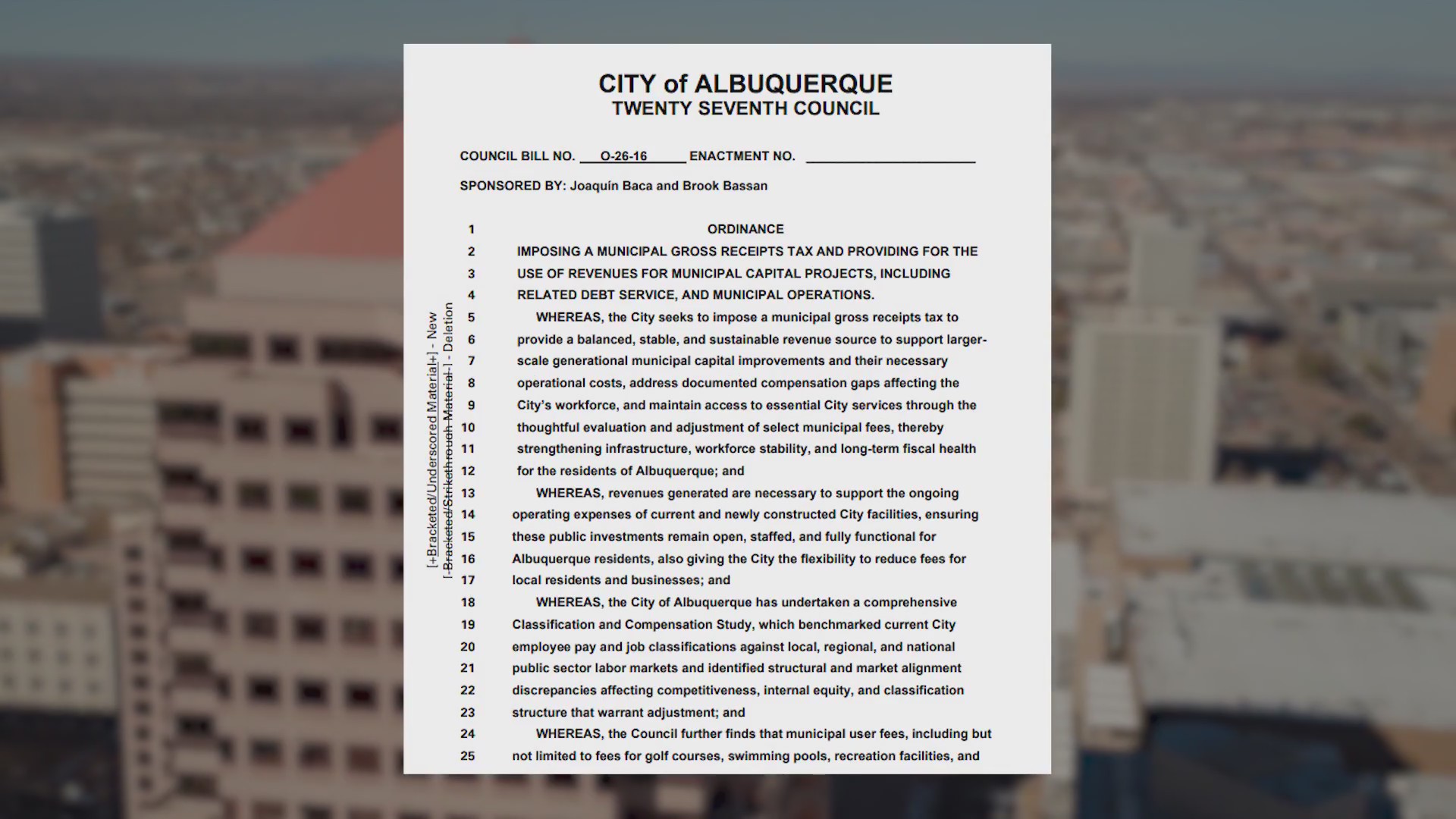 Albuquerque City Council to consider gross receipts tax increase – KRQE ...
