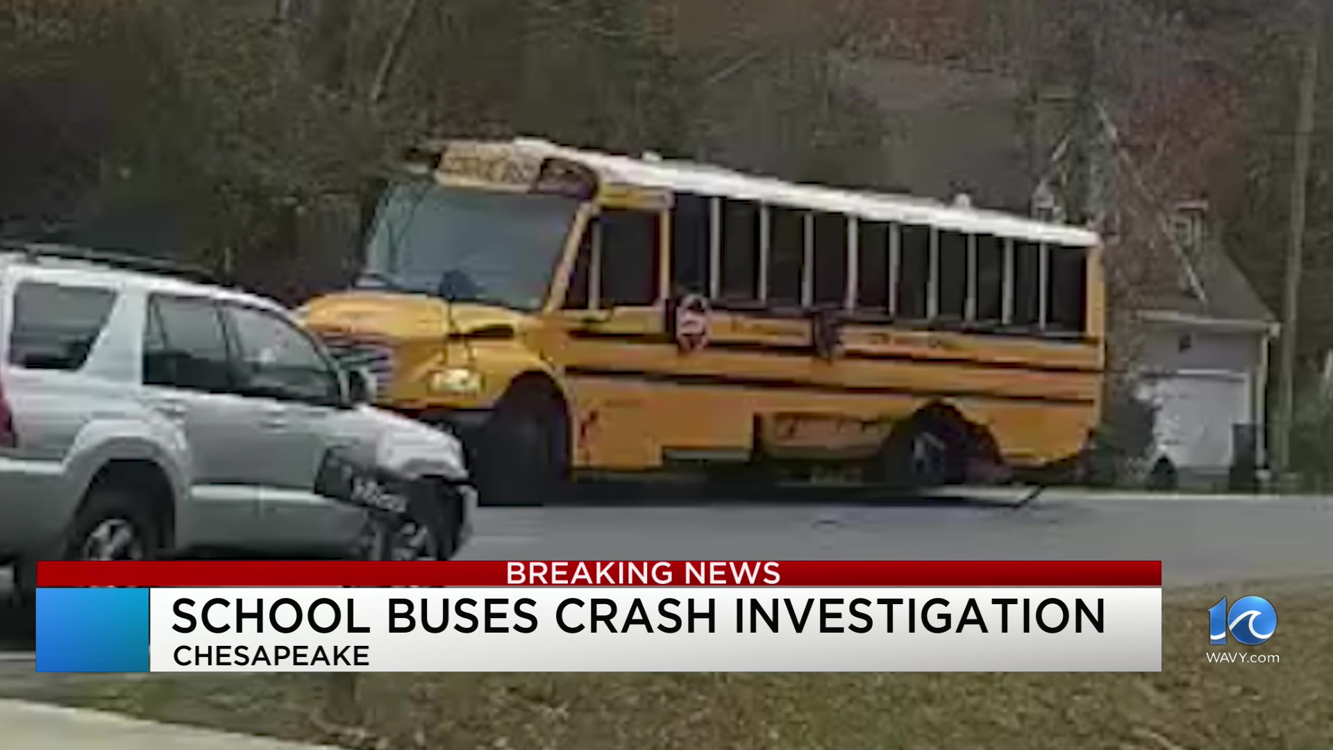 Police in Chesapeake investigating school bus crash on Cedar Rd – WAVY.com