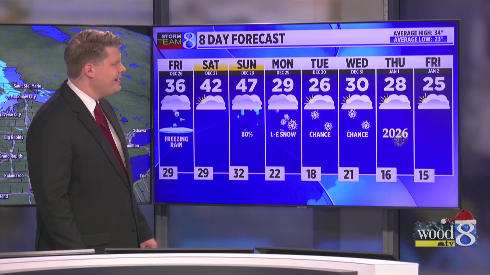 Storm Team 8 Forecast, 6 p.m., 122525 – WOODTV.com