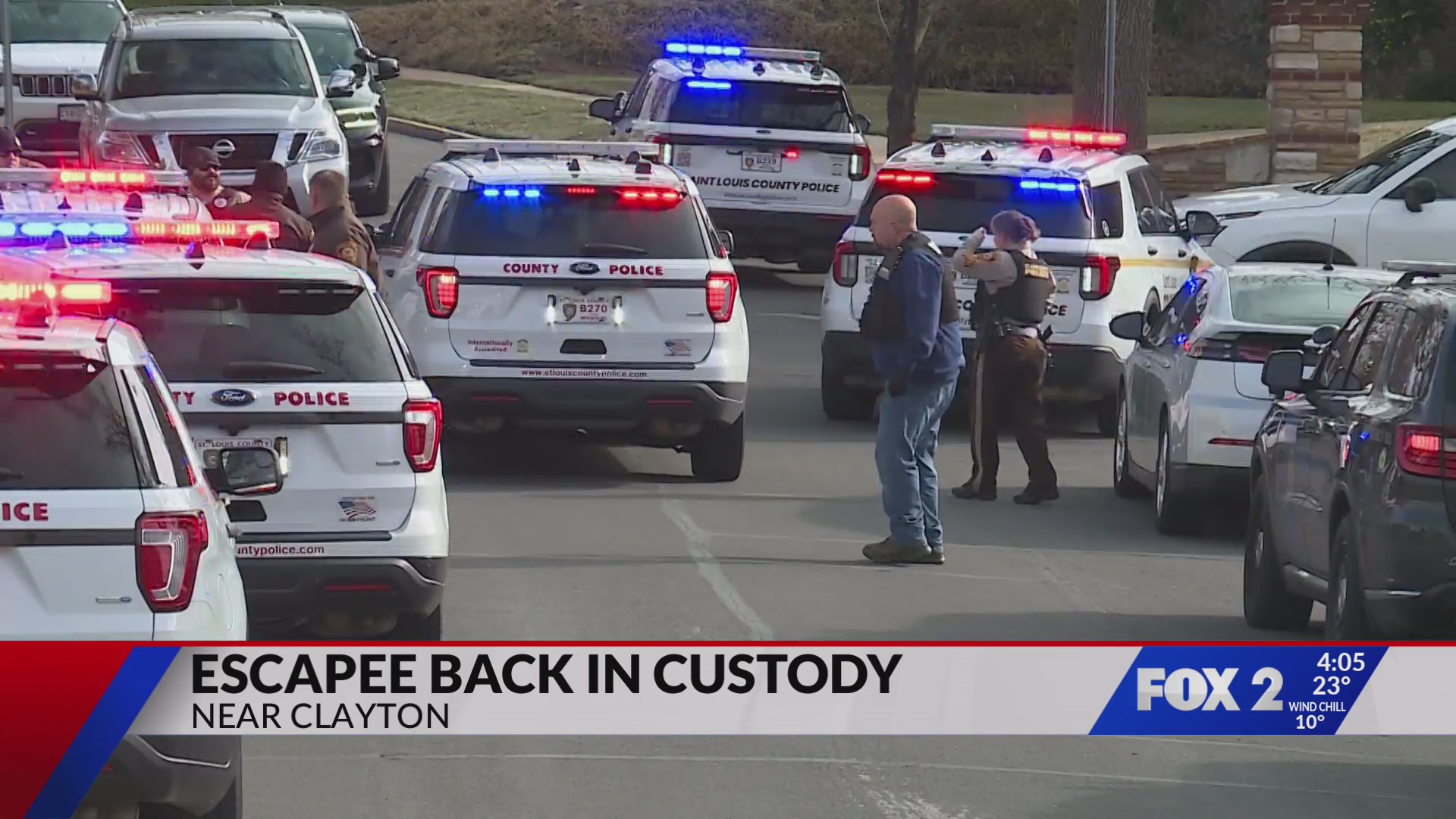 Suspect escapes St. Louis County Police custody, pursuit ensues – FOX 2