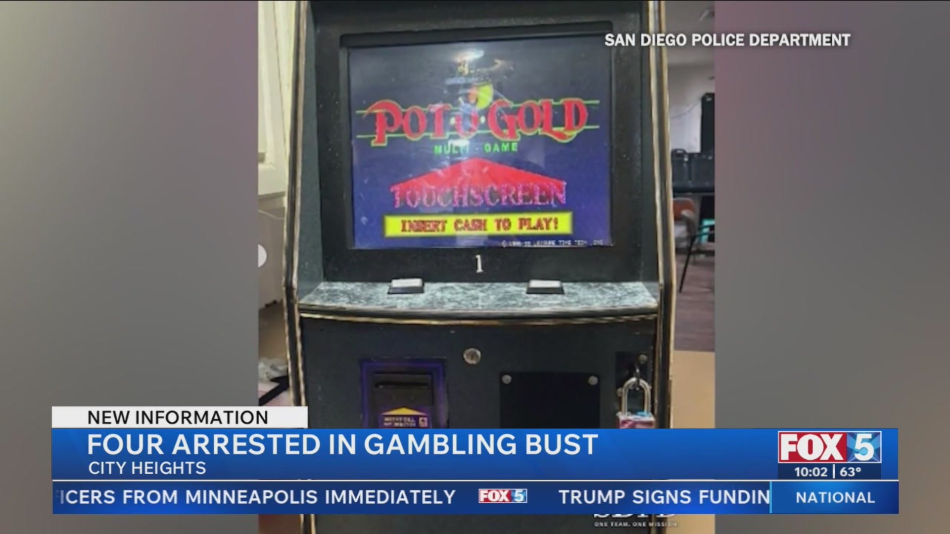 San Diego Police arrest 4 after busting illegal gambling den in City ...