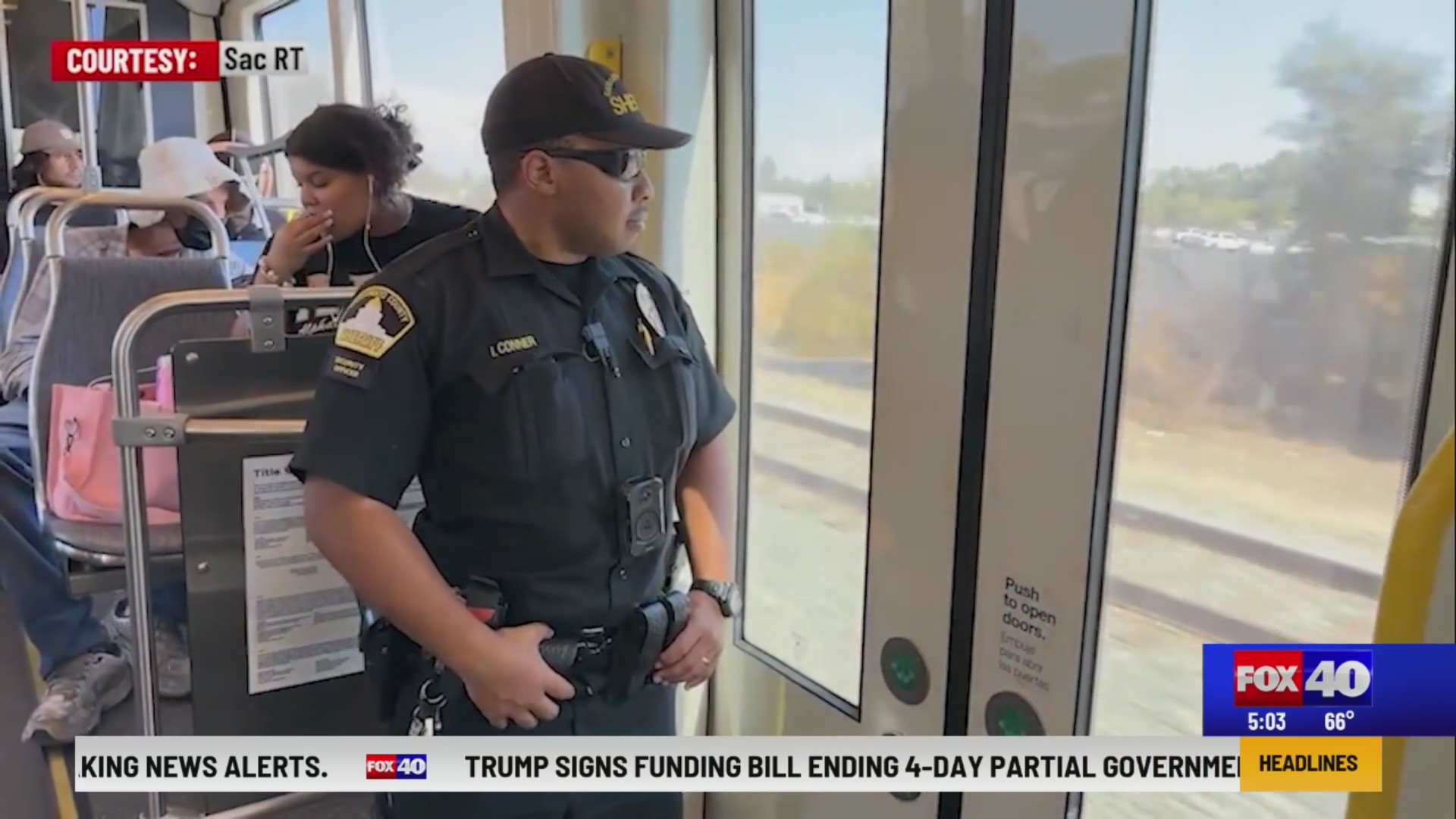 Man with loaded, unregistered rifle on bus arrested – FOX40 News