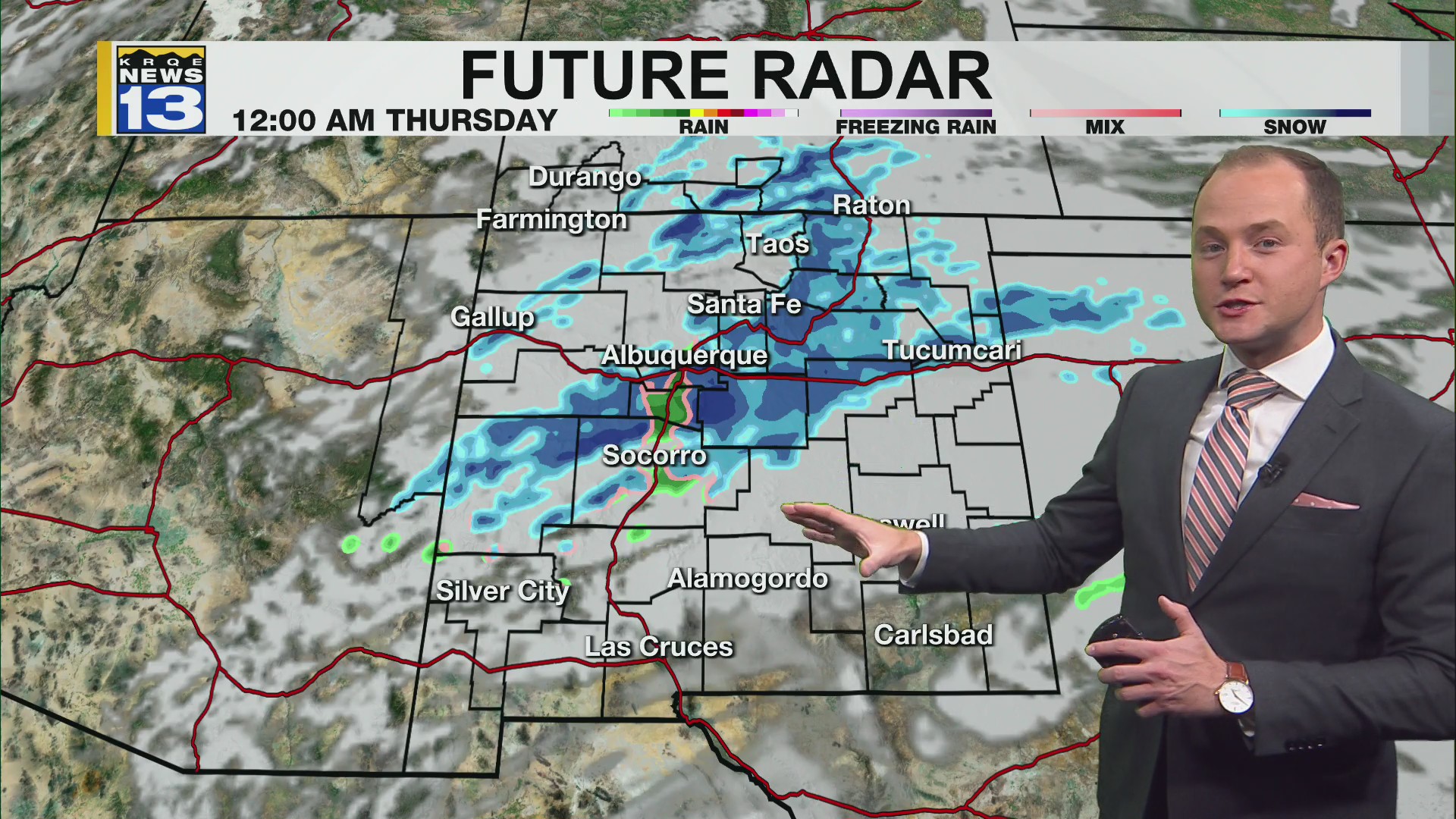 Another winter storm on the way later this week – KRQE NEWS 13 ...