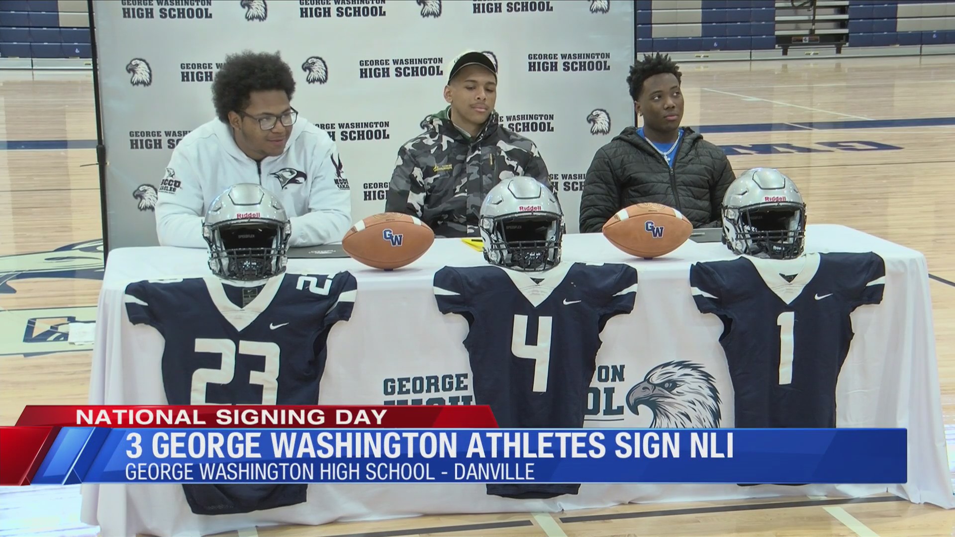 3 George Washington Student Athletes Sign NLI – WFXRtv