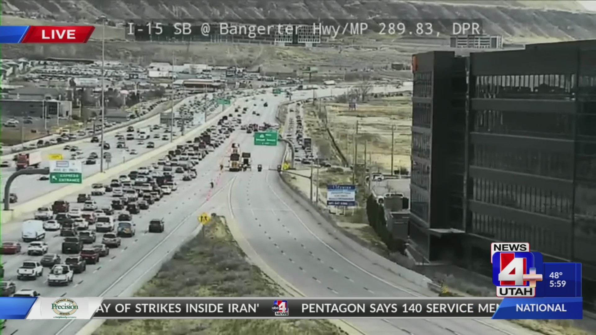 Officer-involved shooting leads to SB I-15 closure near Bangerter ...