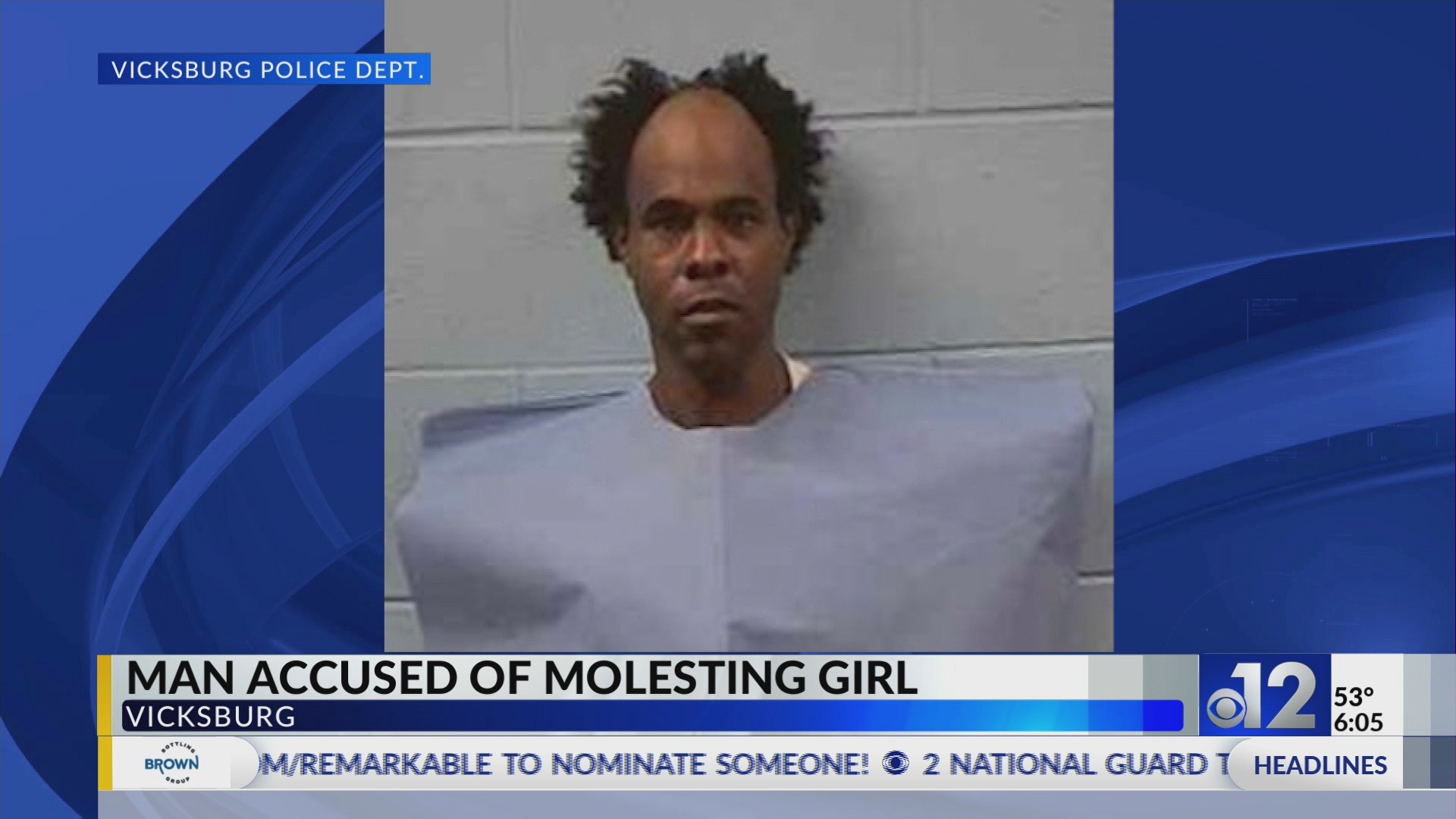 Vicksburg man accused of molesting child after luring her with candy – WJTV