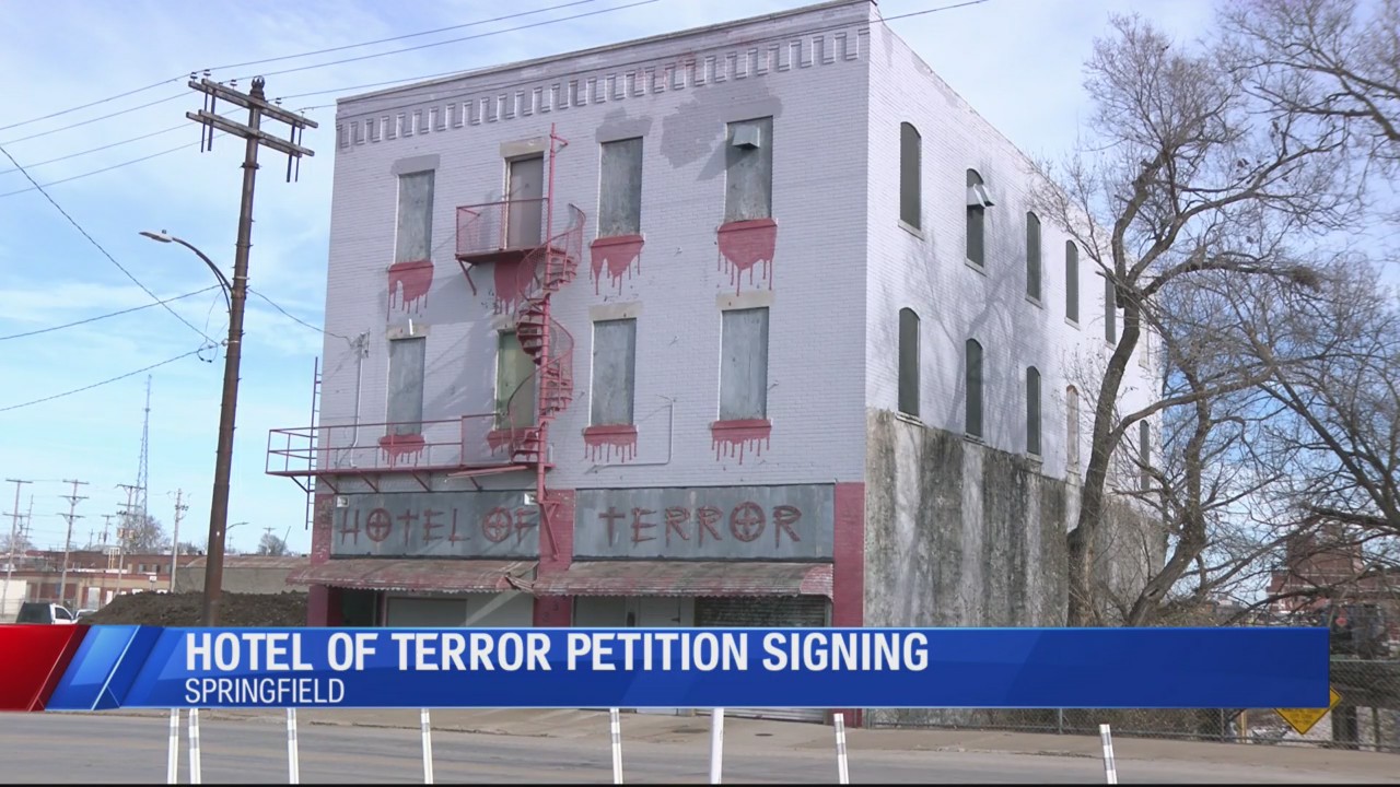 Signing event held to combat city taking over Hotel of Terror – KOLR ...