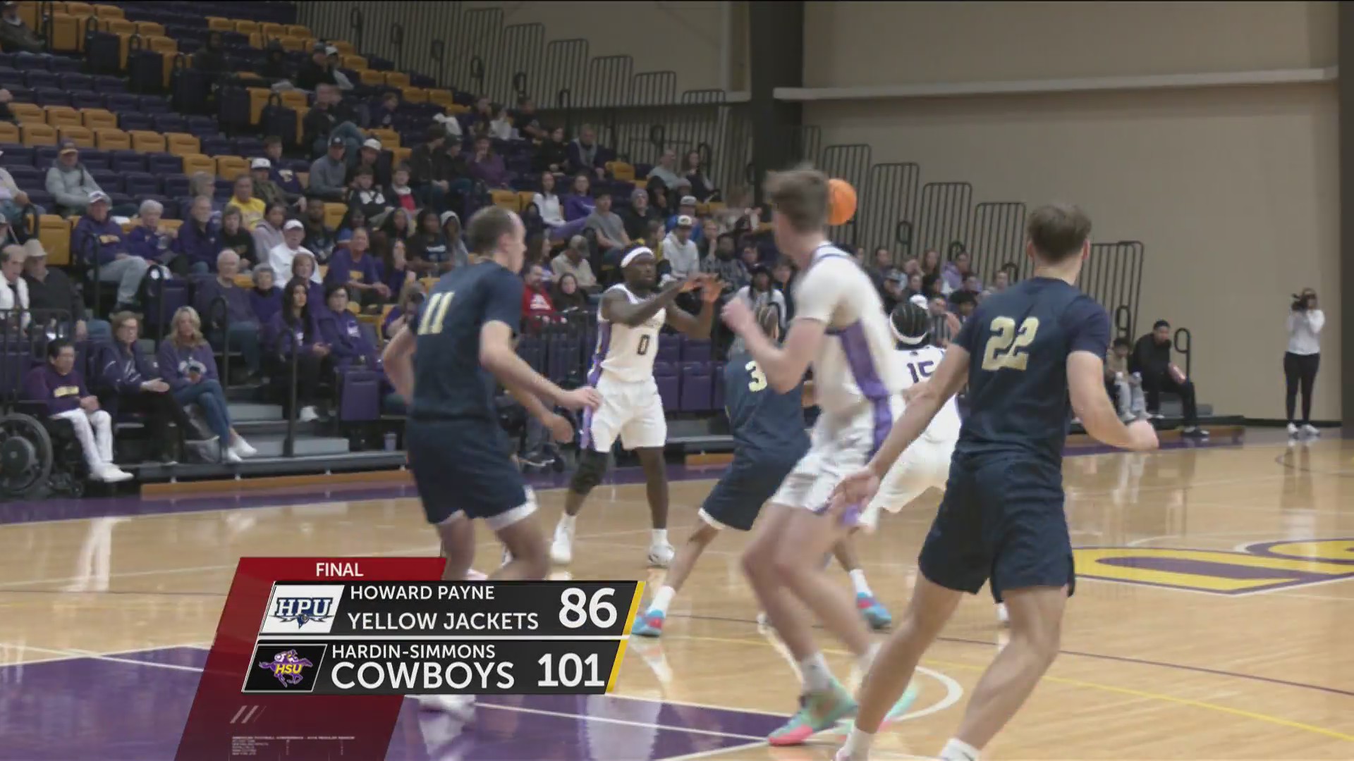 HSU Men’s Basketball beats HPU 101-86 – KTAB – BigCountryHomepage.com