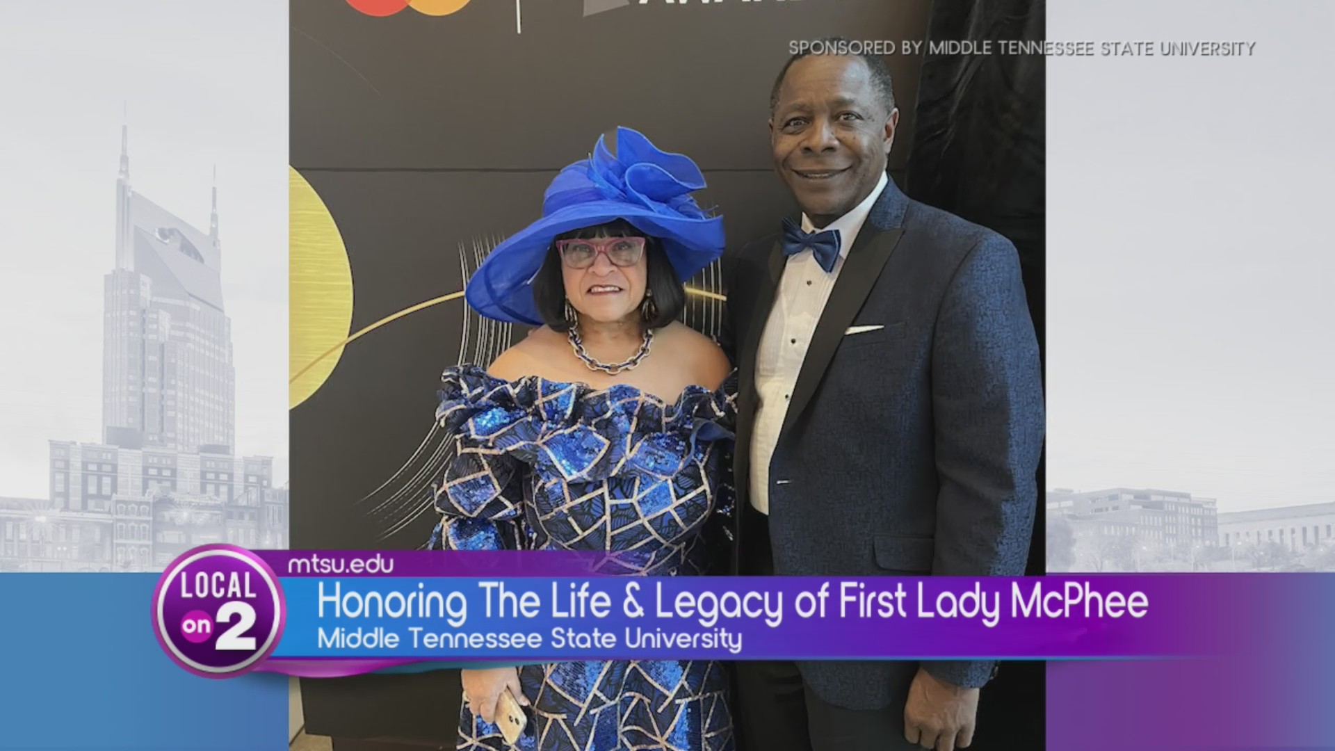 MTSU: Honoring First Lady Elizaeth McPhee – WKRN News 2