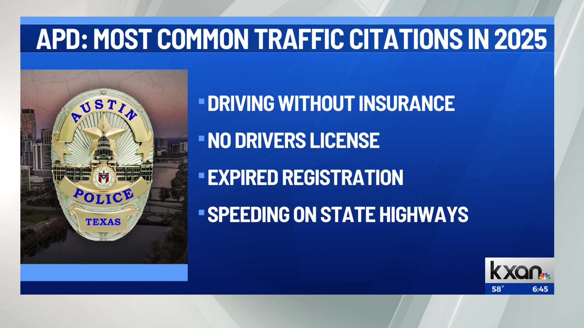APD: Traffic citations have increased in 2025. What’s the most common ...