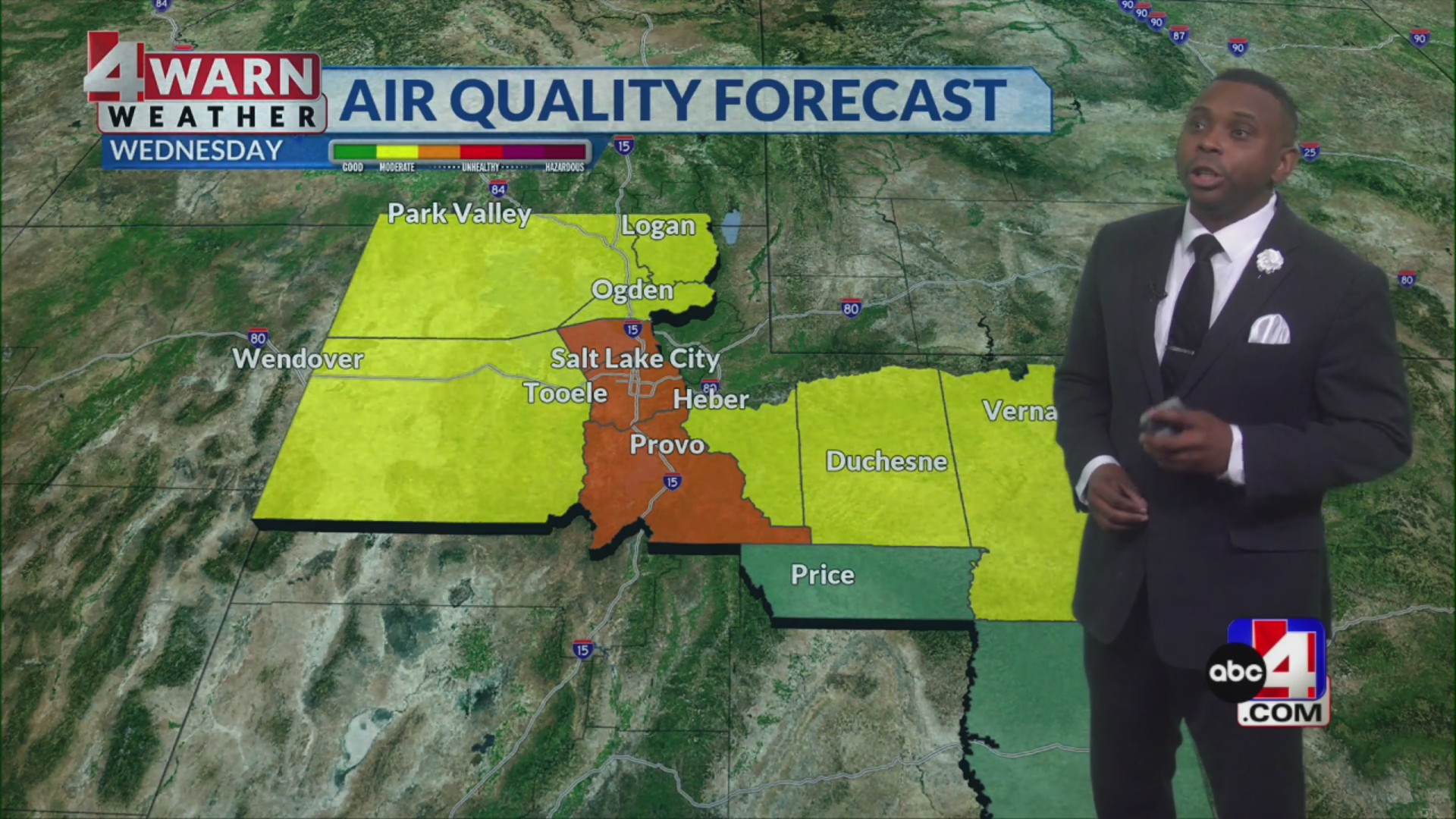 Worsening air quality in northern valleys with above average ...