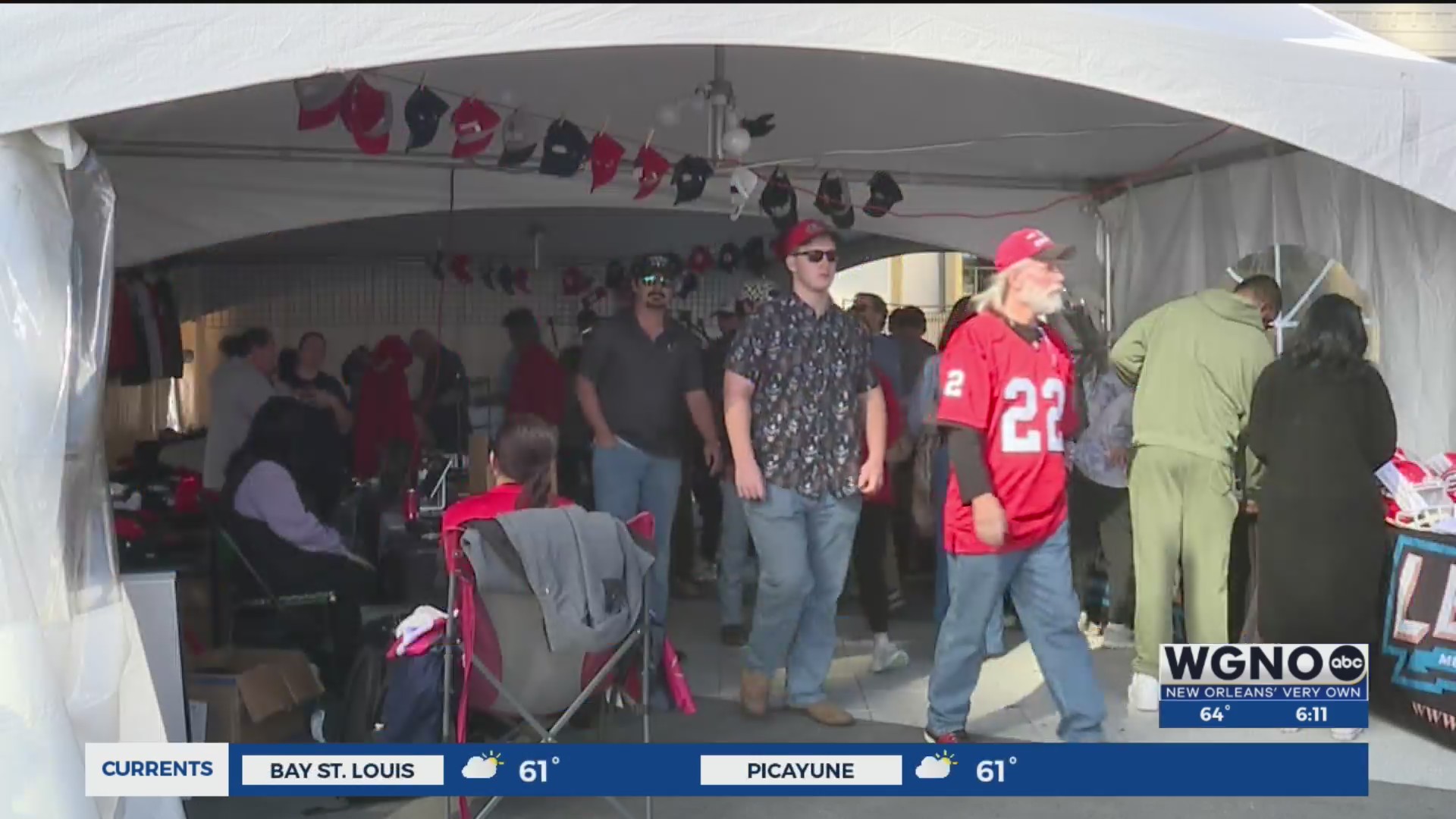 Fans get game gear for Allstate Sugar Bowl – WGNO