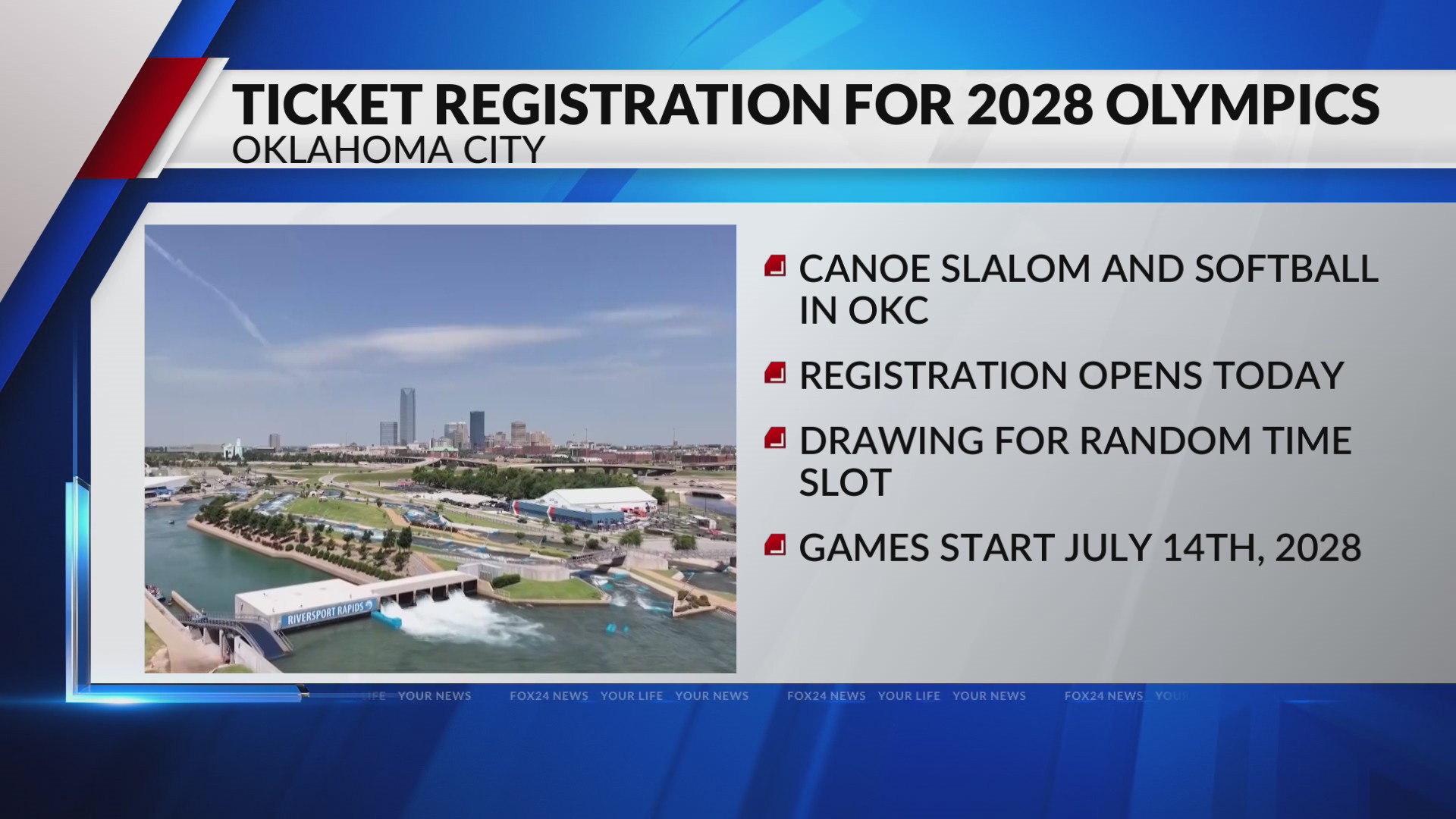 Ticket registration underway for 2028 Olympics in LA, OKC – KNWA FOX24