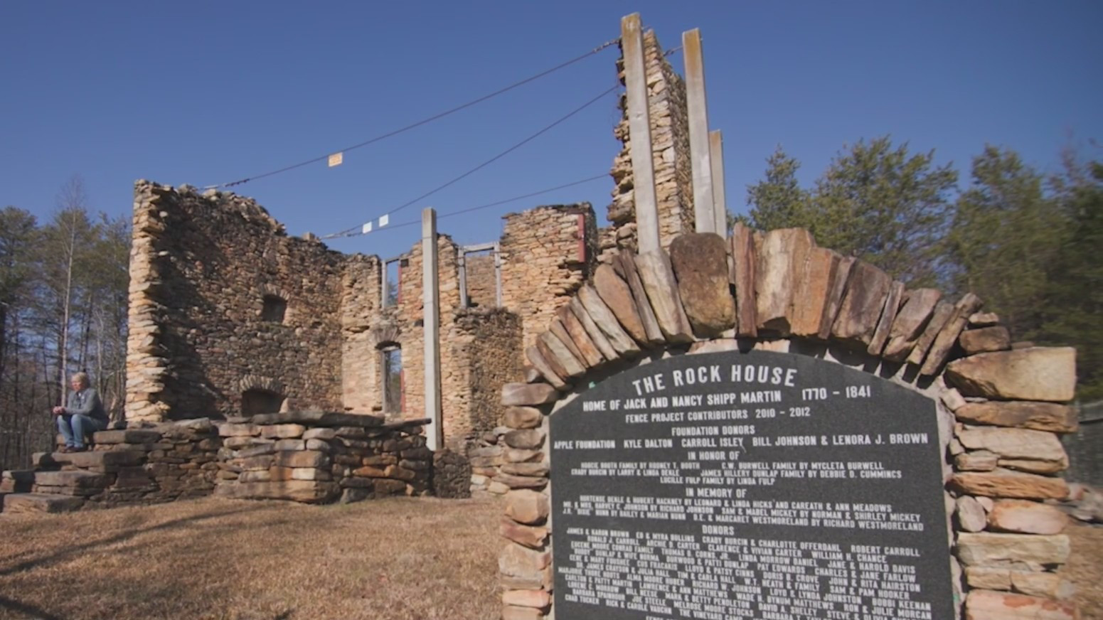 Revolution written in stone at Rock House in Stokes County – FOX8 WGHP