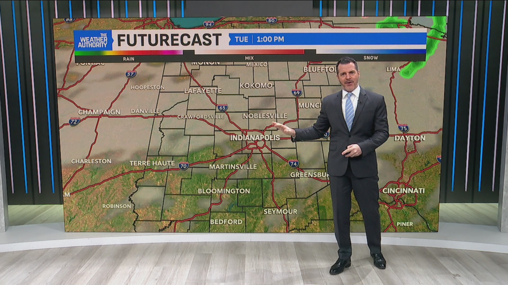 Breezy and milder today before winter returns – Fox 59