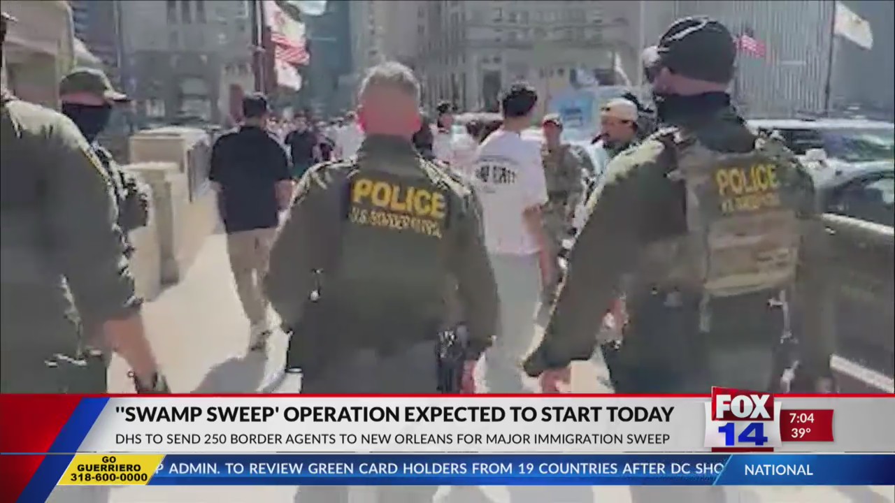 Fox 14 Your Morning News: “Swamp Sweep” Operation expected to start ...