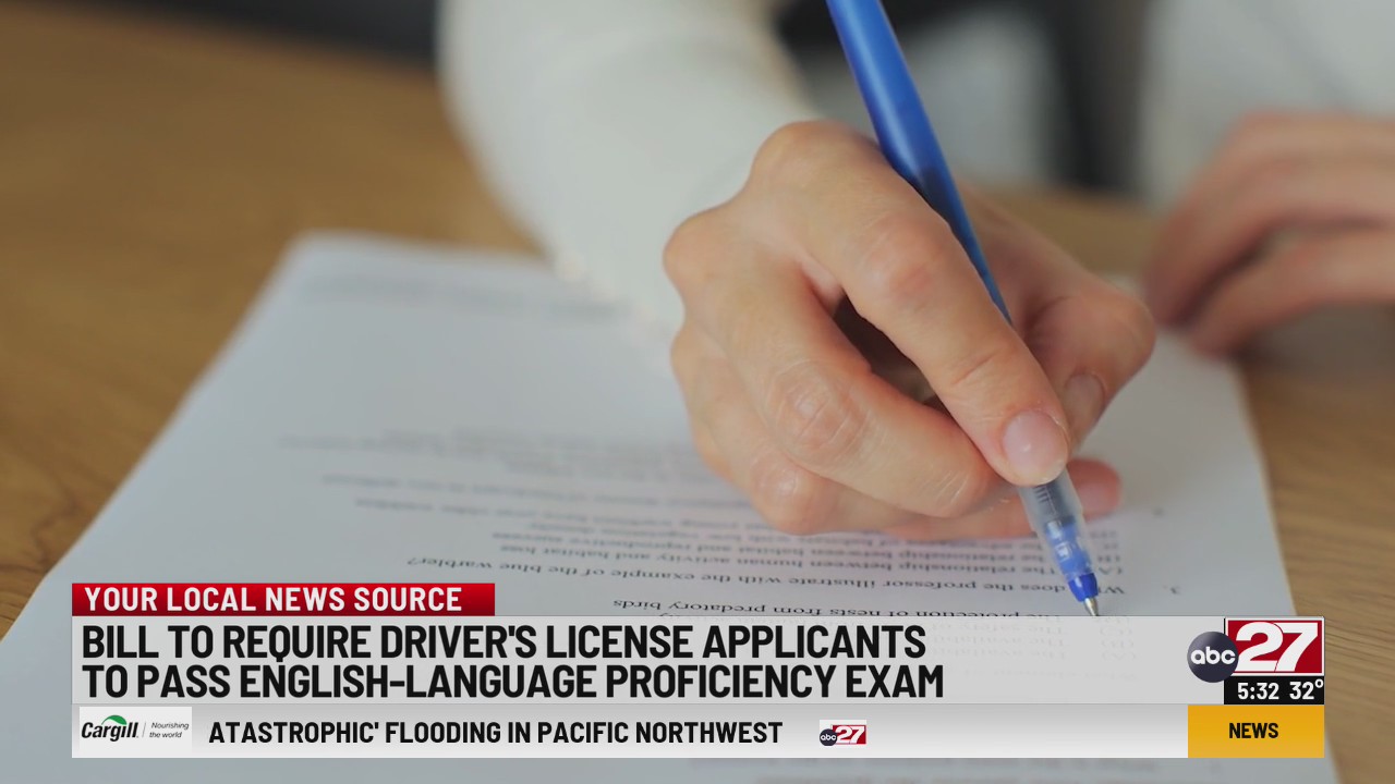 Bill to require driver’s license applicants to pass English-language ...