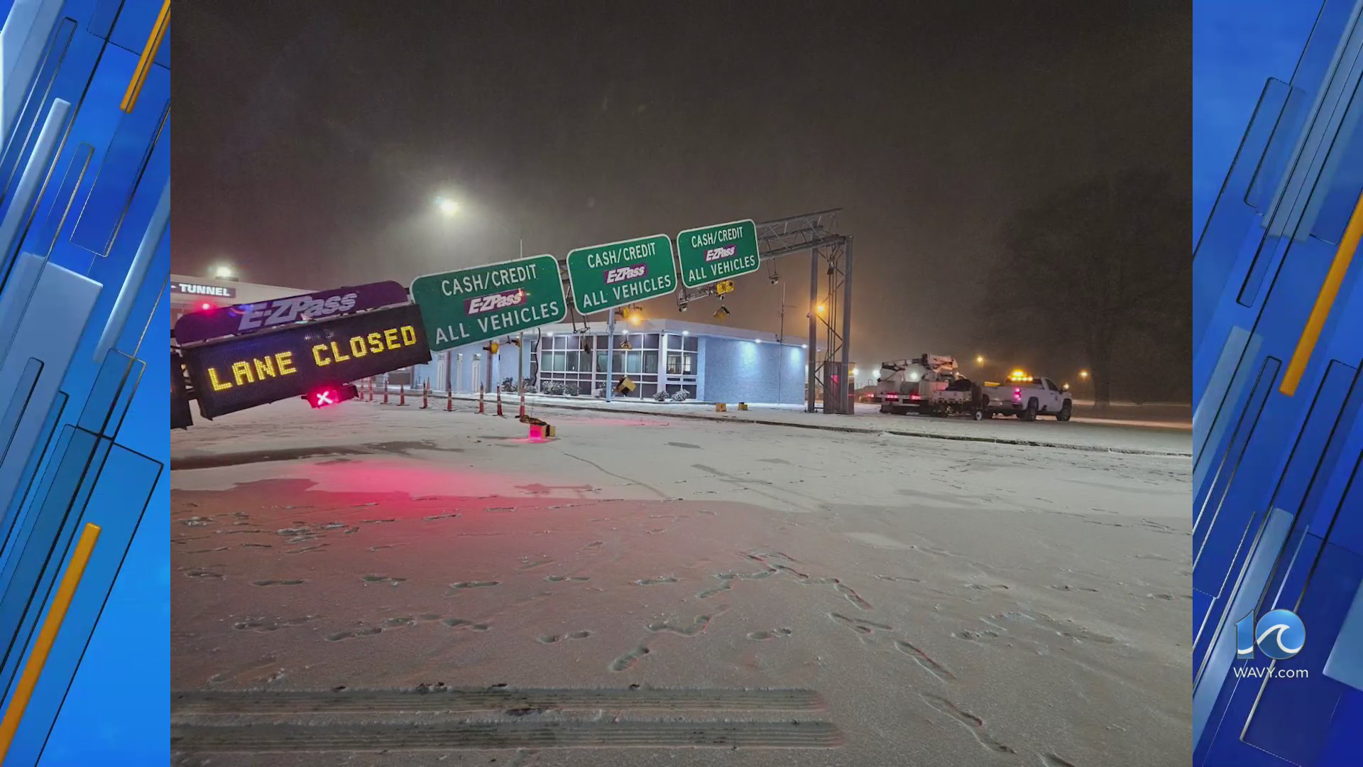 Tractor-trailer driver charged after striking sign at Chesapeake Bay ...