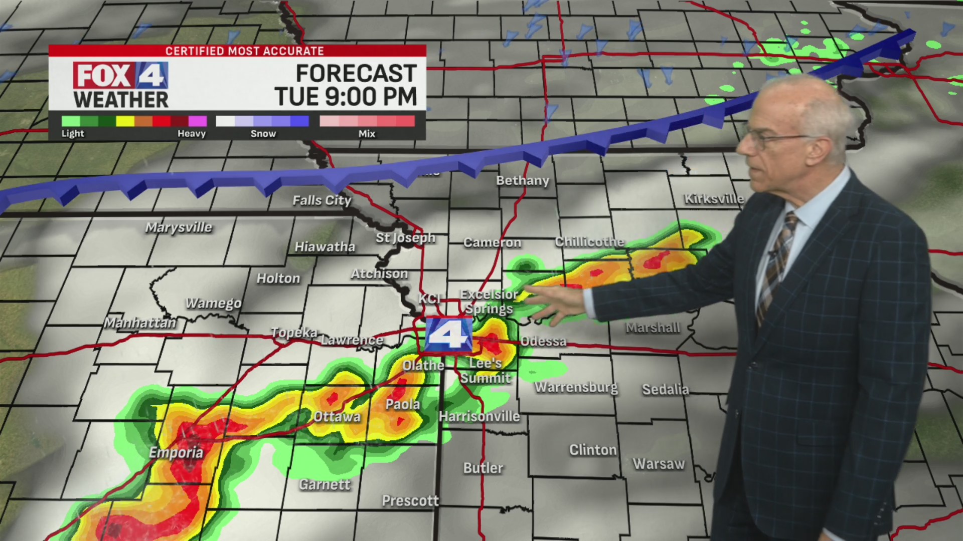 Monday night forecast – FOX 4 Kansas City WDAF-TV | News, Weather, Sports