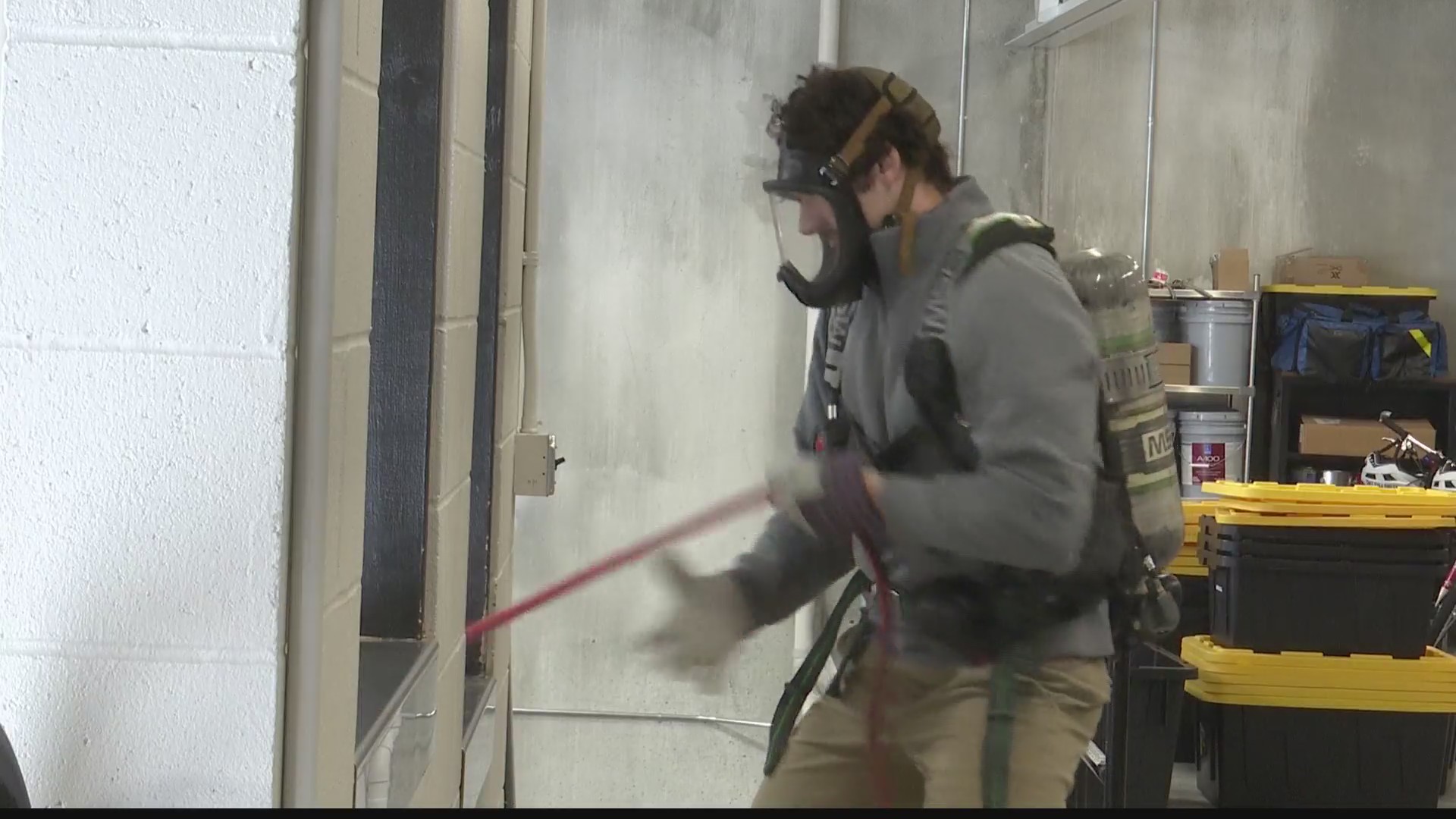 Future firefighters take a tour and test their skills during Wheeling ...
