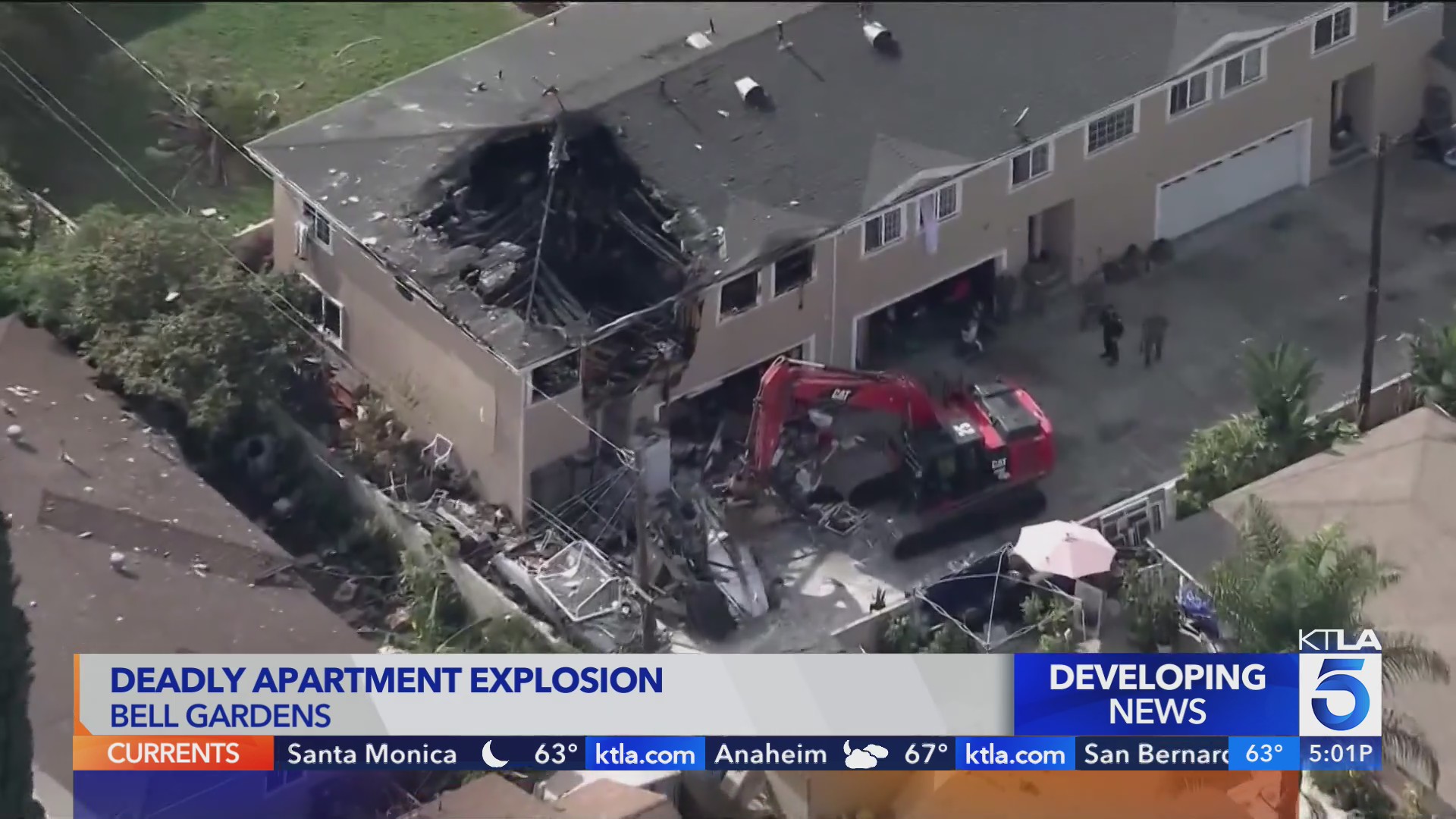 1 killed in suspected fireworks explosion in Bell Gardens – KTLA