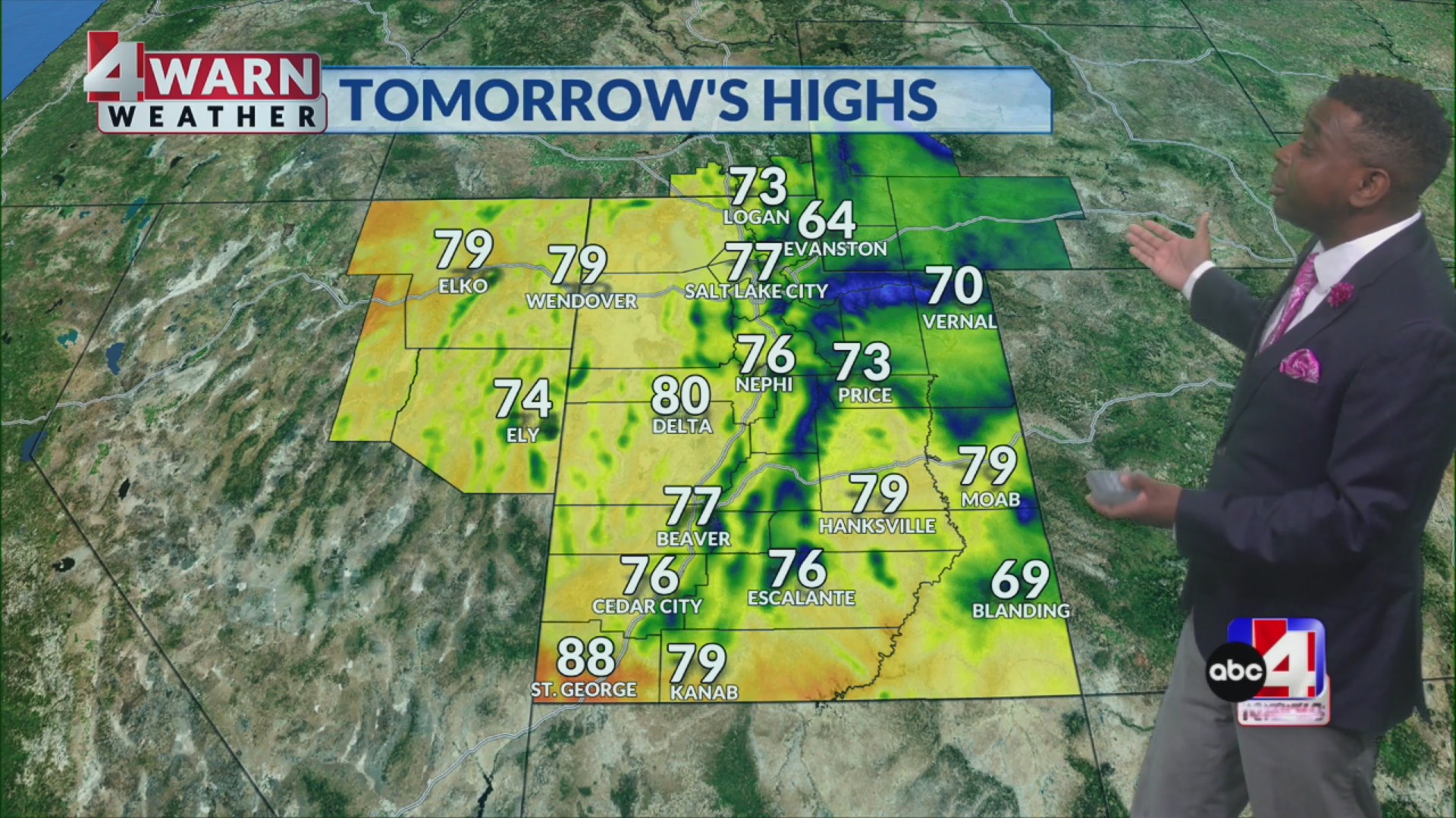 Cool Wednesday, but a nice warm-up is on the way thru early next week ...
