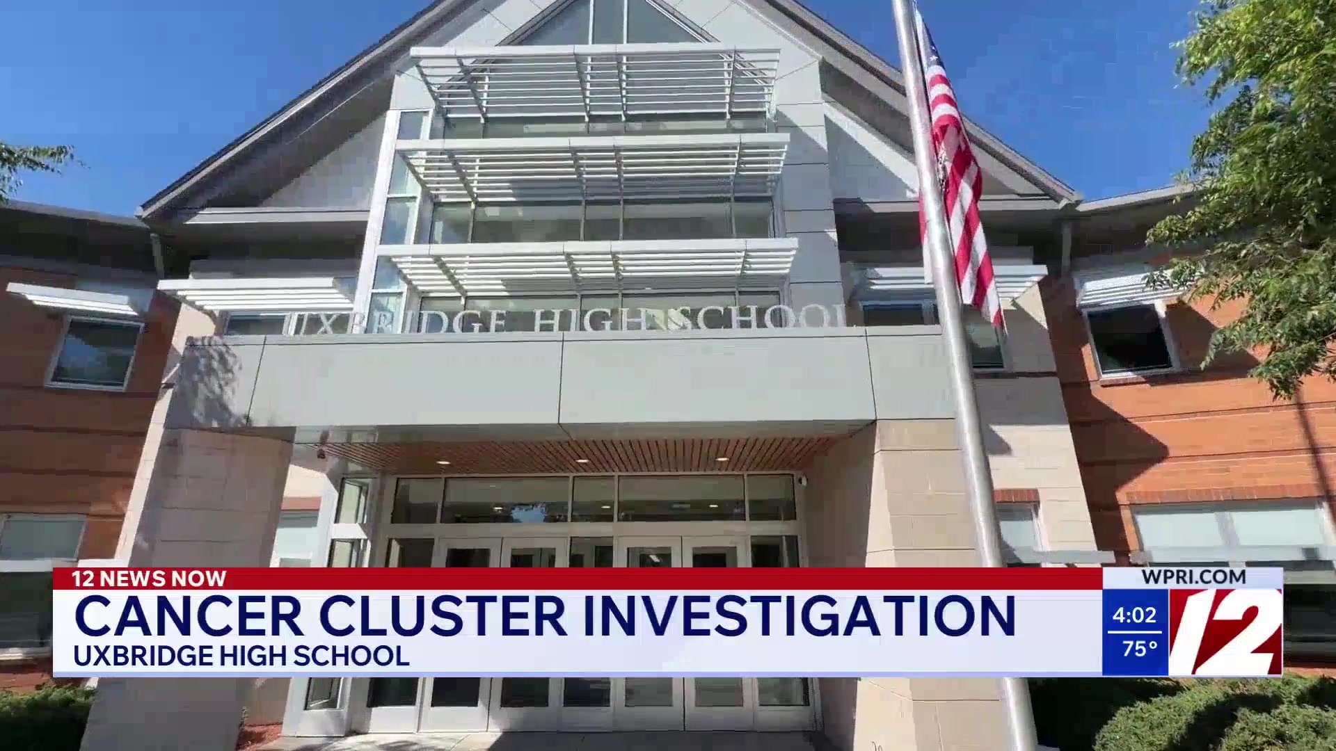Cancer cluster investigation at Uxbridge High School – WPRI.com