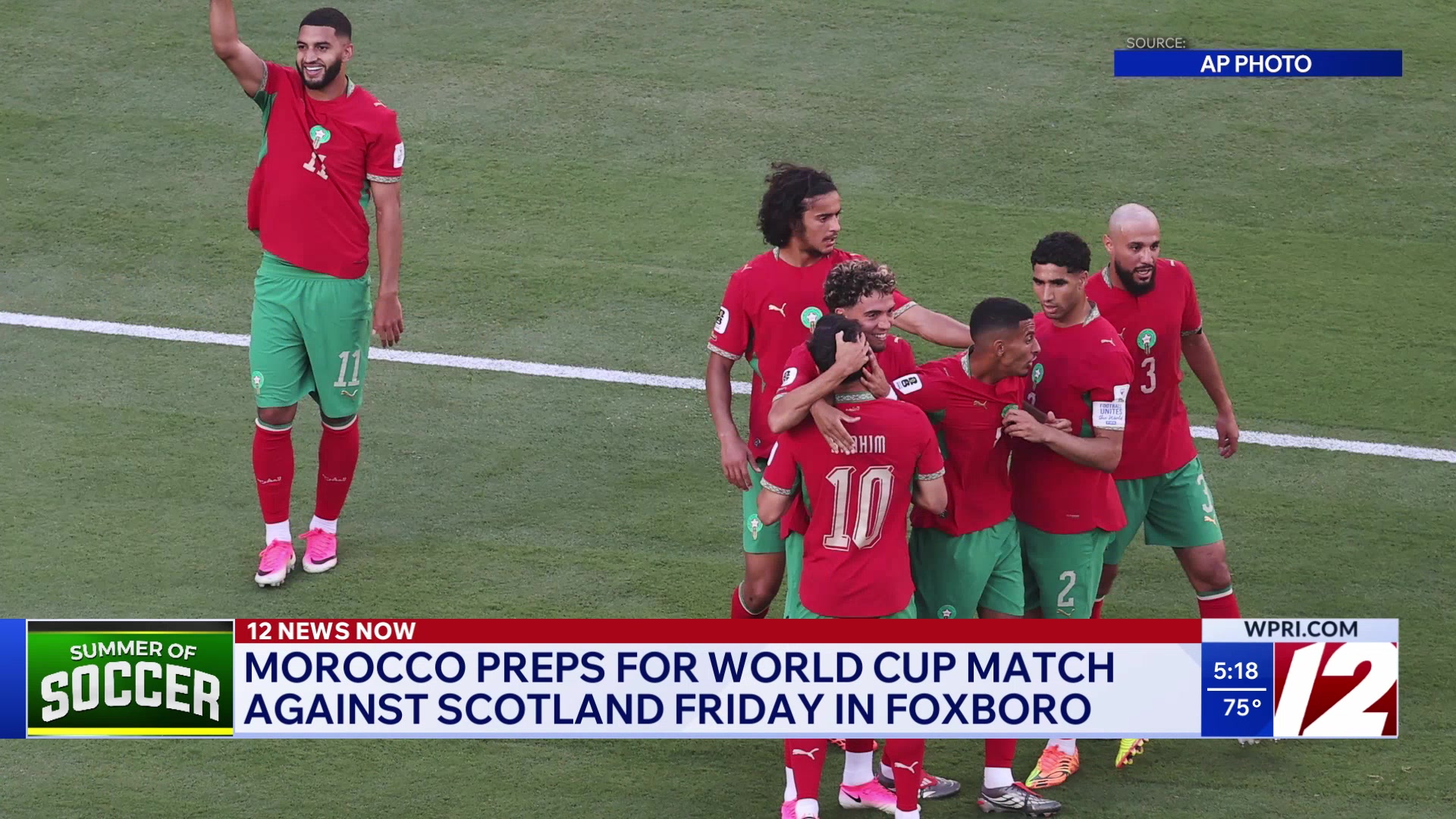 Morocco preps for World Cup match against Scotland – WPRI.com